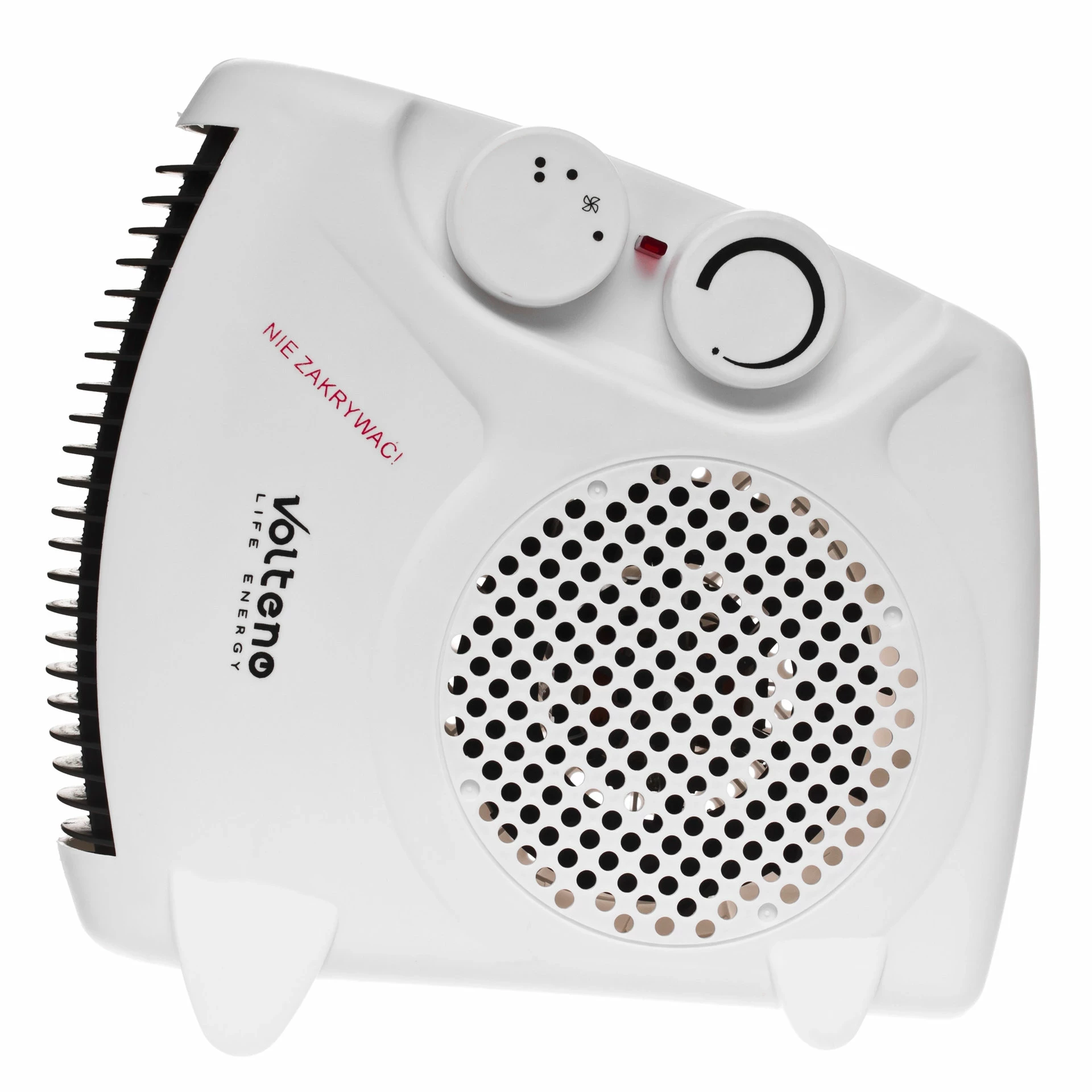 TERMOWENTYLATOR 1000/2000W 230V TERMOSTAT BIAŁY VO0281 VOLTENO ...