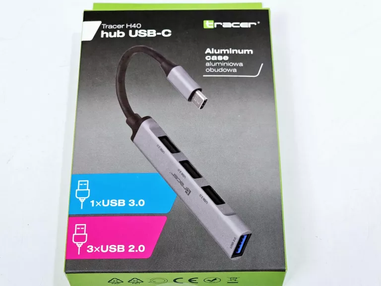 HUB TRACER USB 3.0 H40 ADAPTER ROZDZIELACZ 4 PORTY | Huby USB | Loombard.pl