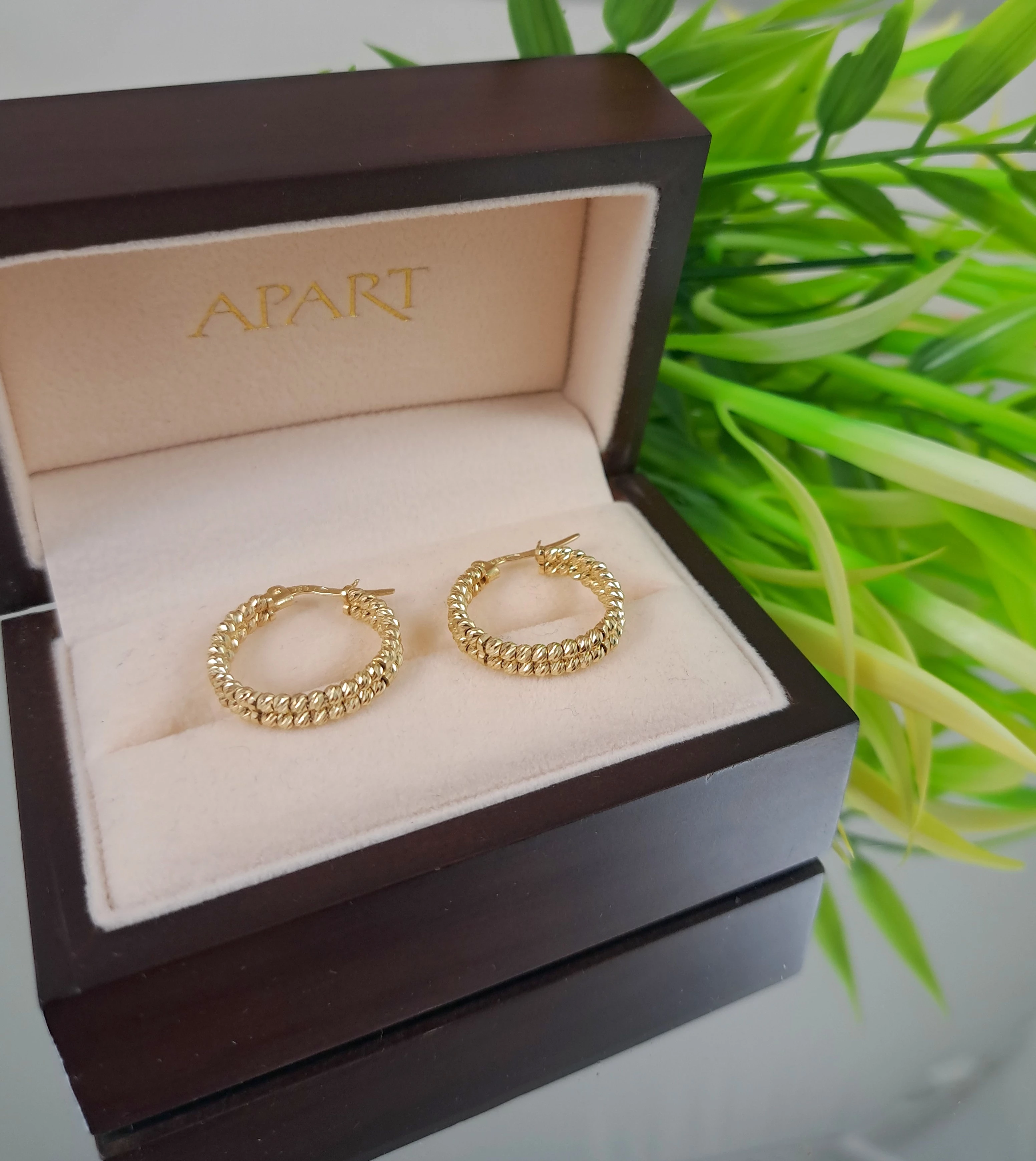 ZŁOTE KOLCZYKI 4,28 GR 585 PR | Kolczyki | Loombard.pl