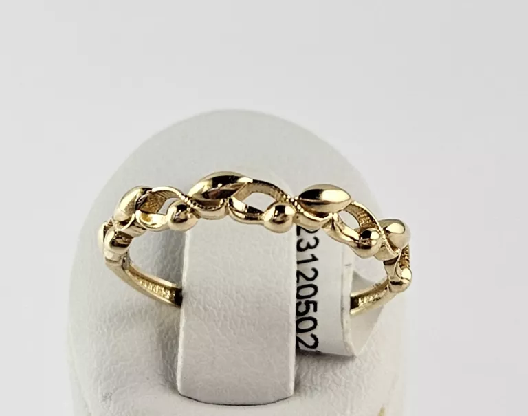 ZŁOTY PIERŚCIONEK 585 R18 1,37G | Pierścionki, obrączki | Loombard.pl