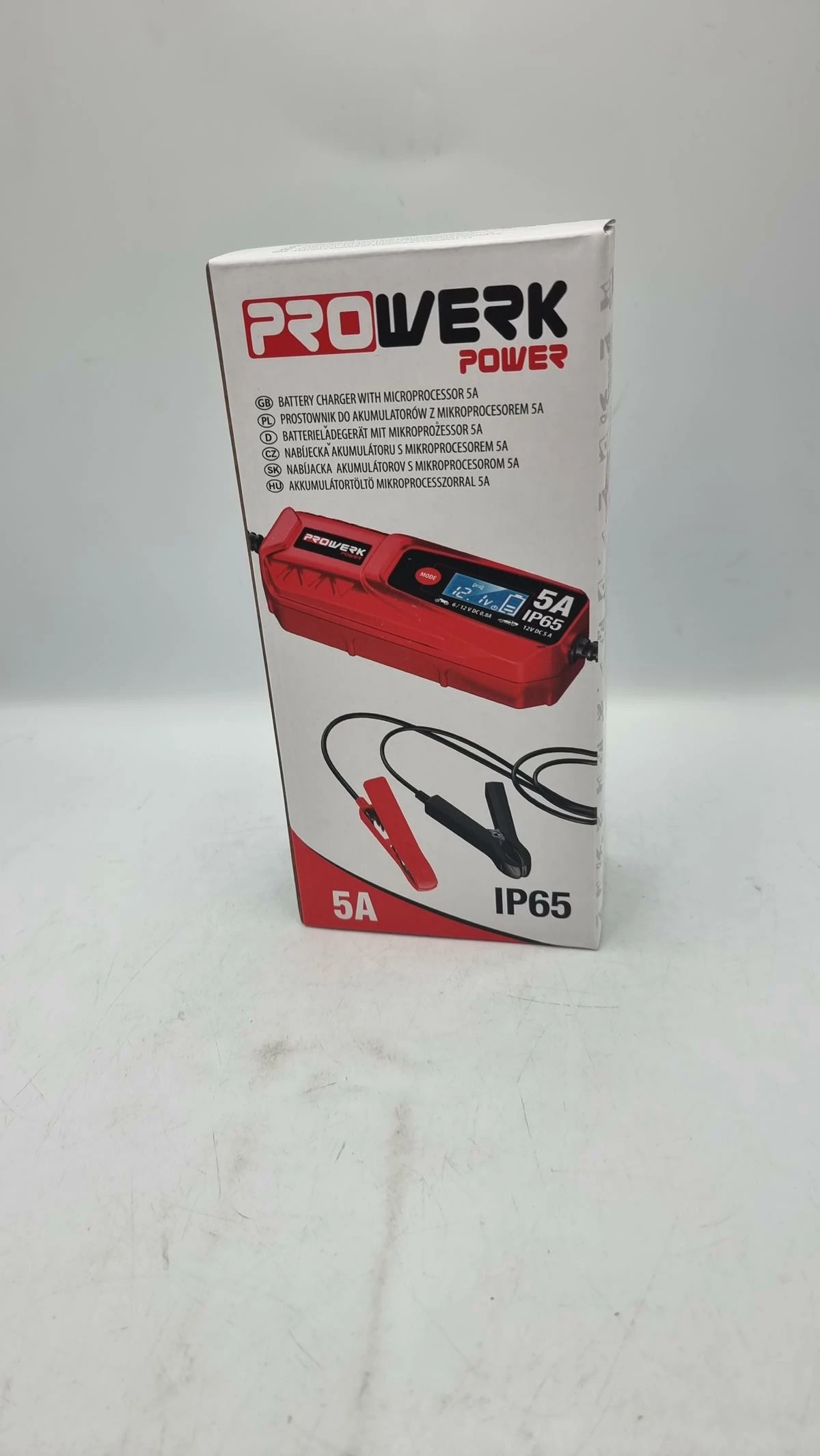 PROSTOWNIK DO AKUMULATORÓW PROWERK POWER 12V KOMPLET IDEAŁ!!! | Loombard.pl