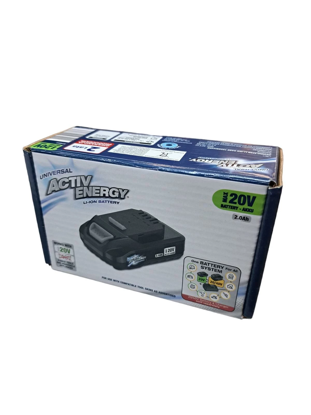 AKUMULATOR LI-ION ACTIV ENERGY 20V 2.0AH | Akumulatory do ...