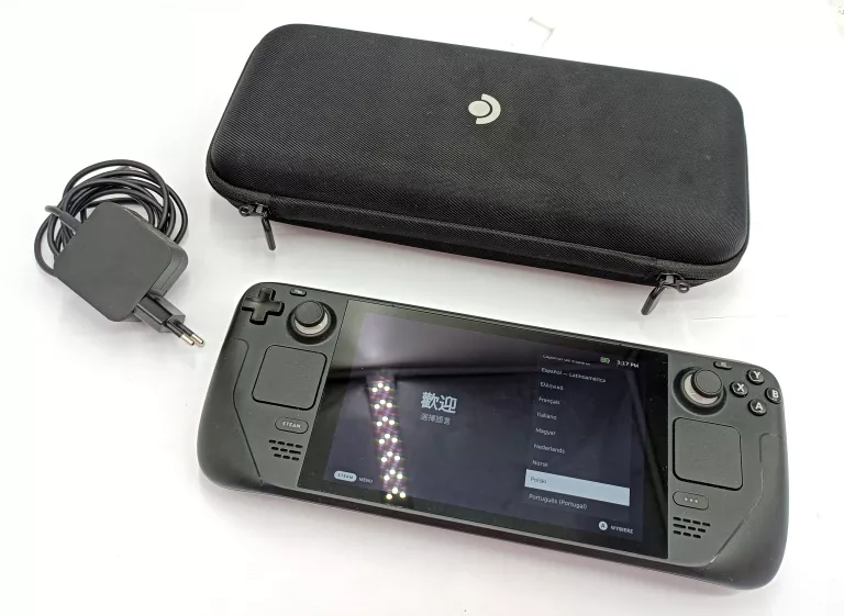 KONSOLA VALVE STEAM DECK 1010 256GB + ŁADOWARKA + ETUI | Konsole ...