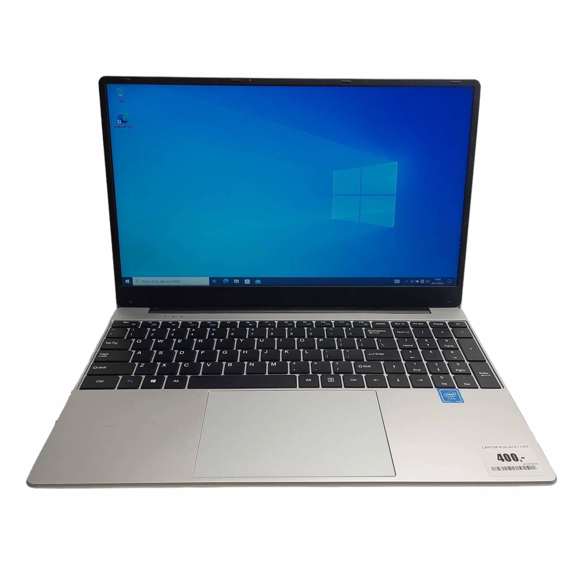 LAPTOP KUU A12 + ŁĄDOWARKA 6GB RAM/ 550 GB / INTEL CELERON CPU J3455 ...