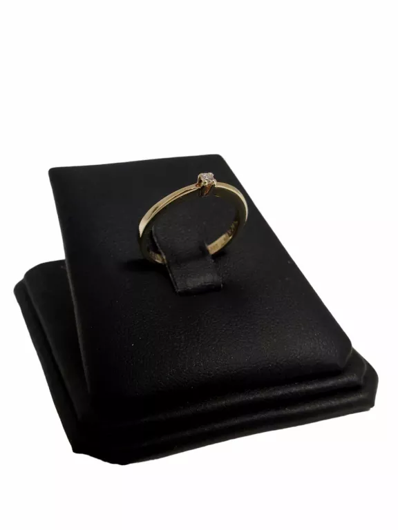 DELIKATNY ZŁOTY PIERŚCIONEK P.585 | Pierścionki, obrączki | Loombard.pl