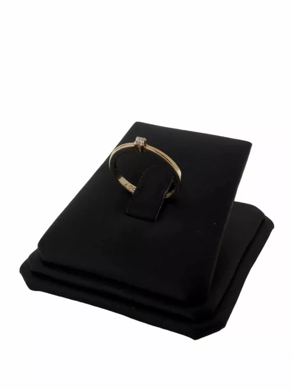 DELIKATNY ZŁOTY PIERŚCIONEK P.585 | Pierścionki, obrączki | Loombard.pl