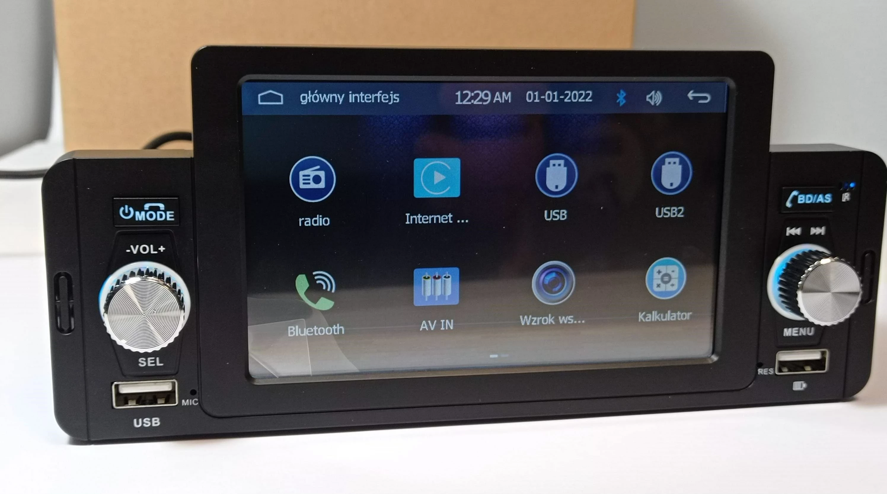 RADIO 1 DIN CARPLAY ANDROID AUTO DOTYK BLUETOOTH | Radioodtwarzacze ...