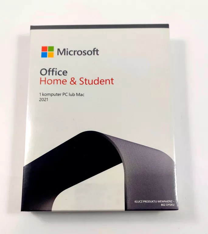 MICROSOFT OFFICE HOME STUDENT 1 KOMPUTER 2021 | Pakiety biurowe ...