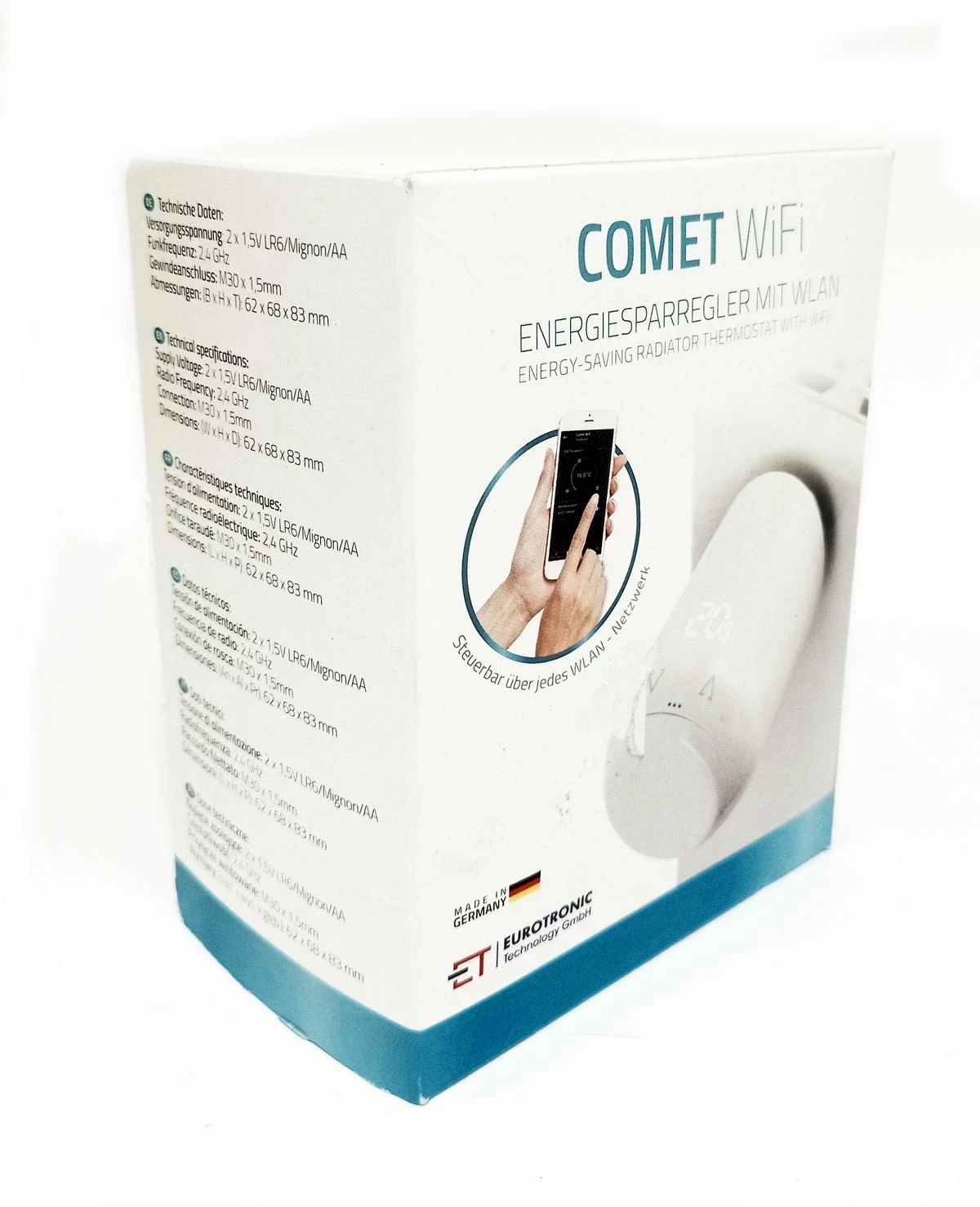 GŁOWICA TERMOSTAT EUROTRONIC COMET WIFI 700200 | Głowice termostatyczne ...