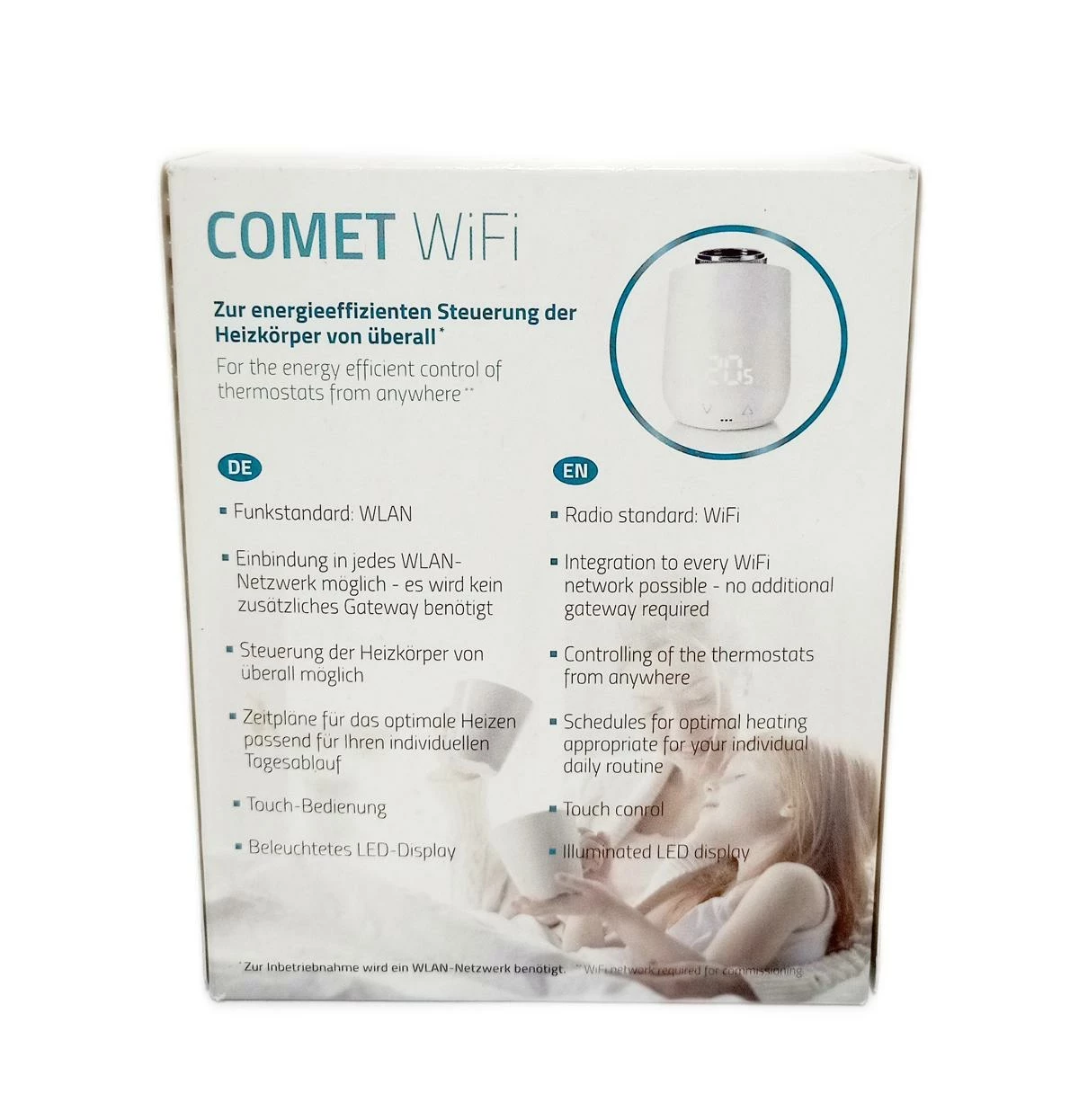 GŁOWICA TERMOSTAT EUROTRONIC COMET WIFI 700200 | Głowice termostatyczne ... GŁOWICA TERMOSTAT EUROTRONIC COMET WIFI 700200 | Głowice termostatyczne ...