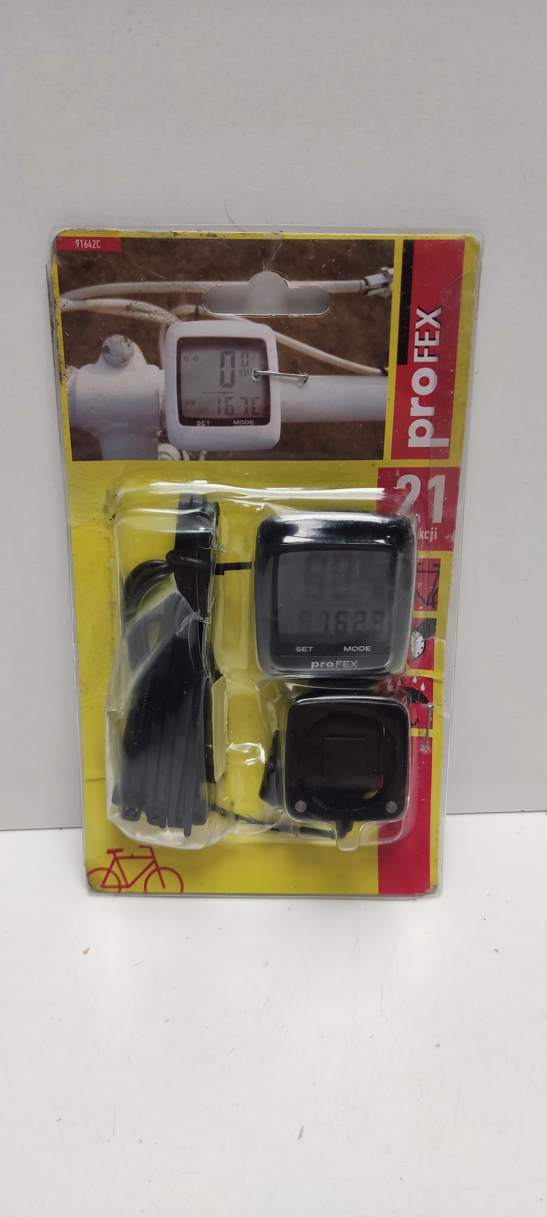 LICZNIK ROWEROWY PRZEWODOWY PROFEX 91642 | Liczniki rowerowe | Loombard.pl