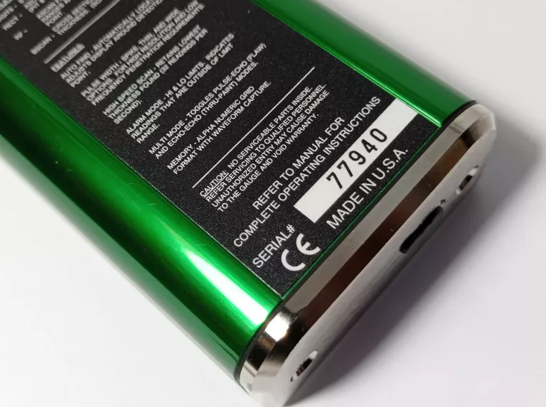 GRUBOŚCIOMIERZ ULTRADŹWIĘK DAKOTA ULTRASONICS MVX | Mierniki grubości ...