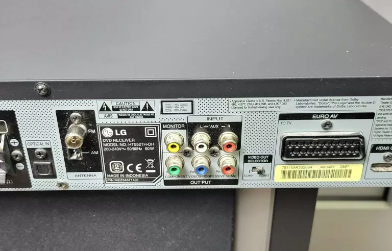 KINO DOMOWE LG HT552TH-DH 5IN1 STAN DB | Kino domowe | Loombard.pl