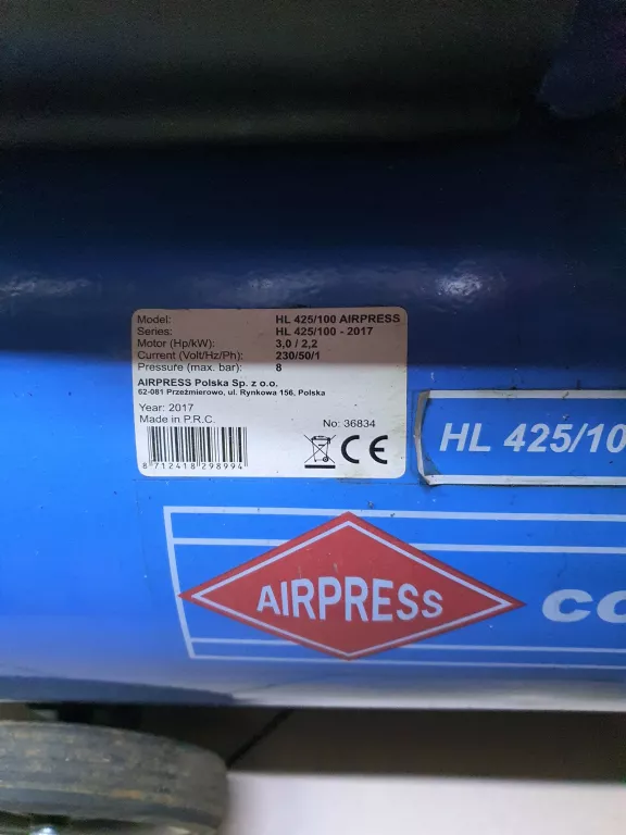KOMPRESOR AIRPRESS HL 425-100 /8BA/3KM | Kompresory | Loombard.pl