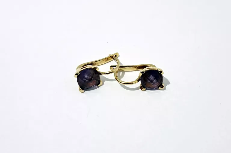 PRZEPIĘKNE ZŁOTE UŻYWANE KOLCZYKI 3,87G PR.585 | Kolczyki | Loombard.pl