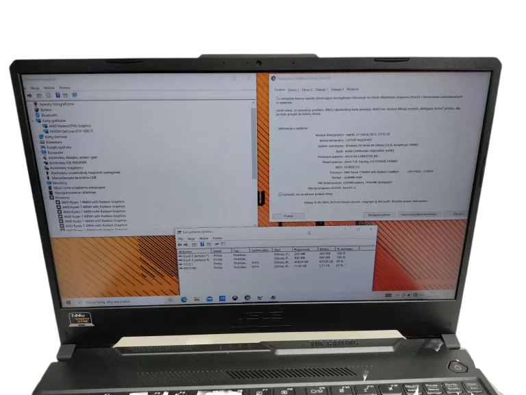 NOTEBOOK ASUS FA506 512SSD 16GB GTX1650TI 144HZ | Laptopy | Loombard.pl