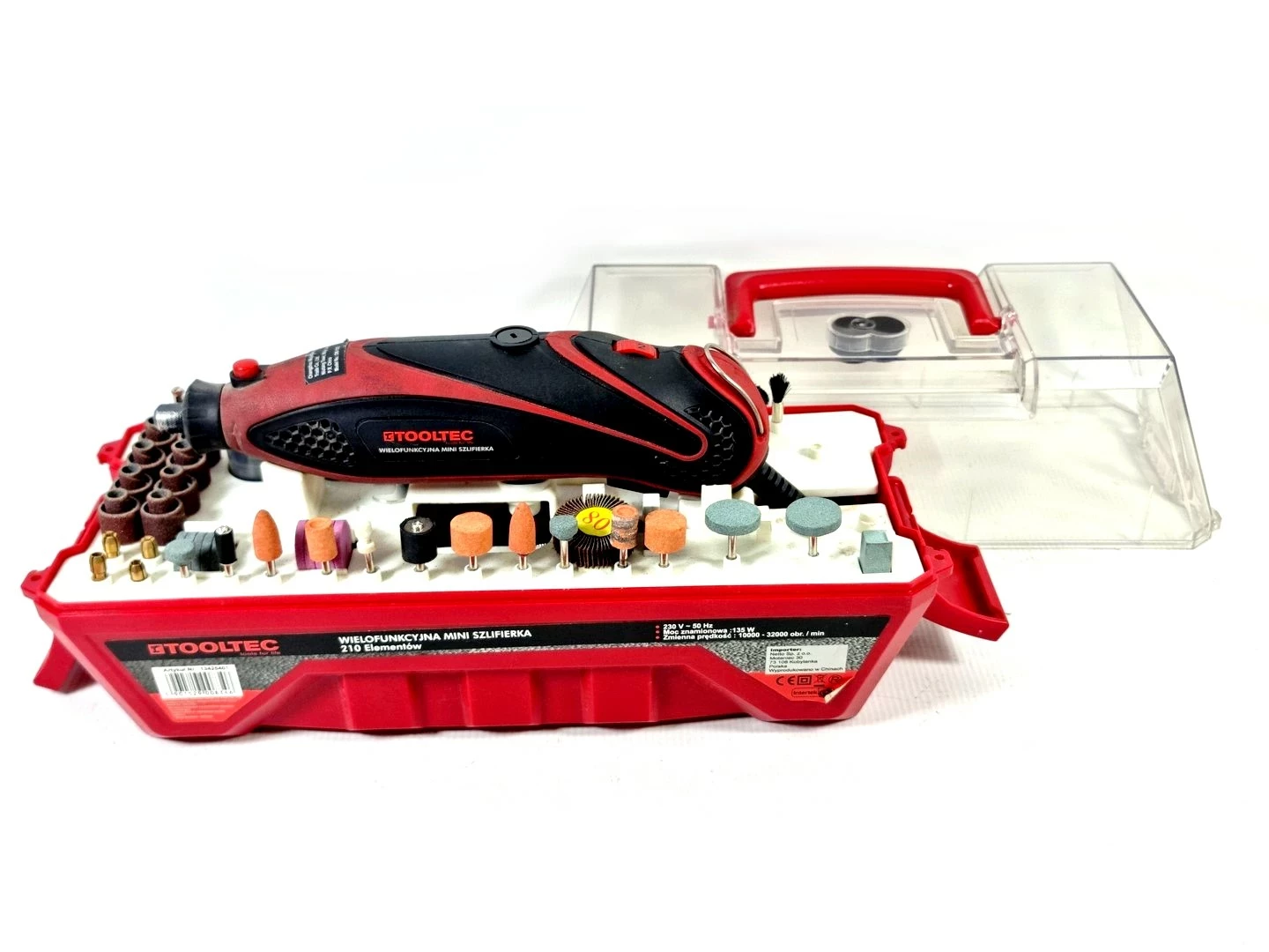 WIELOFUNKCYJNA MINI SZLIFIERKA TOOLTEC 13425401 | Szlifierki | Loombard.pl