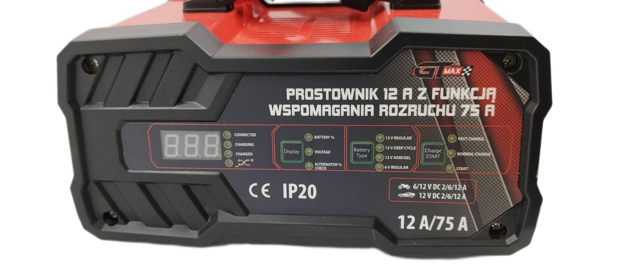 PROSTOWNIK 12A Z FUNKCJĄ ROZRUCHU 72A | Prostowniki | Loombard.pl