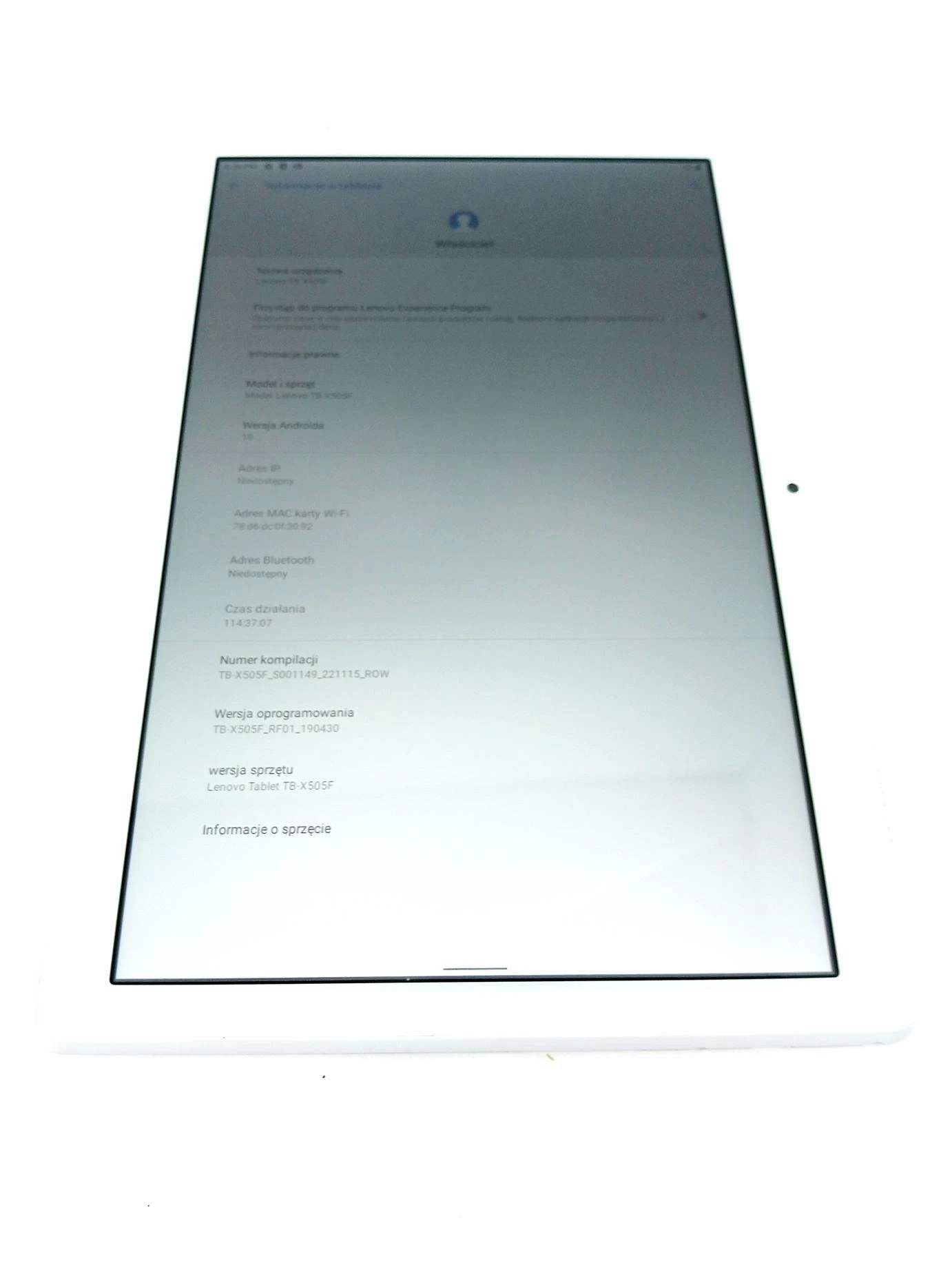 TABLET LENOVO TAB M10 TB-X505F 10.1 | Urządzenia | Loombard.pl