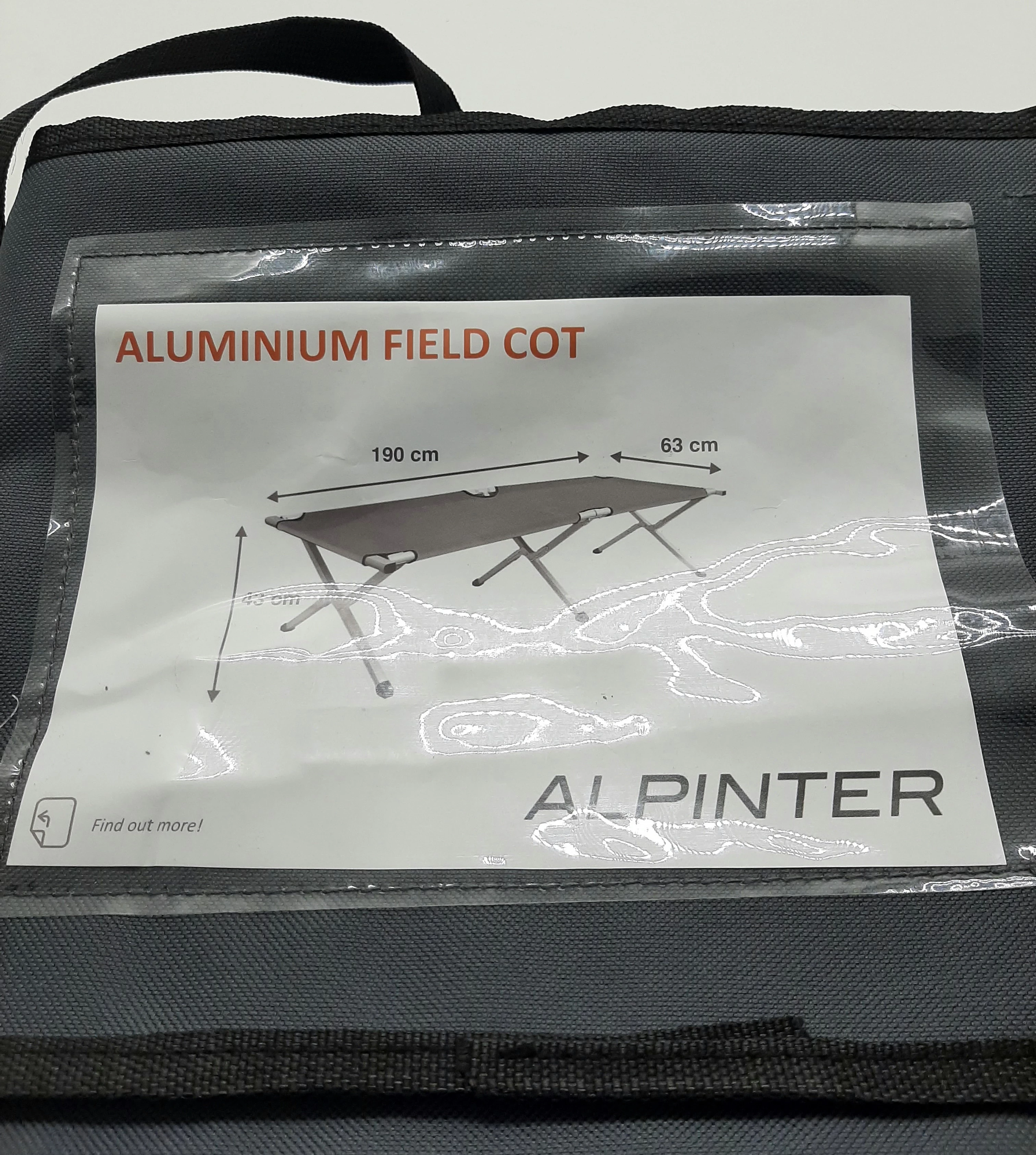 ŁÓŻKO POLOWE ALUMINIOWE ALPINTER | Łóżka | Loombard.pl