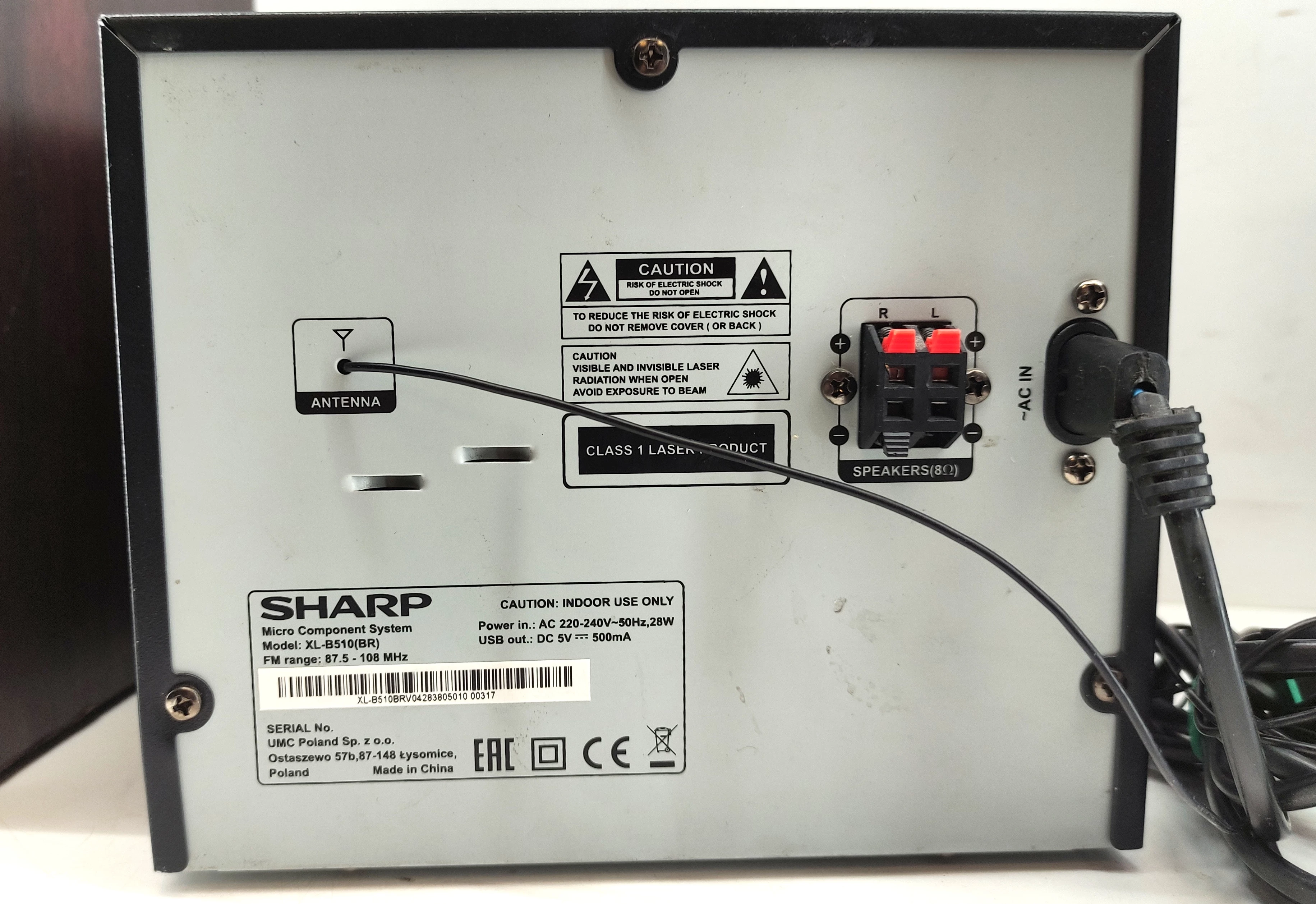 MINI WIEŻA SHARP XL-B510 | Wieże stereo | Loombard.pl