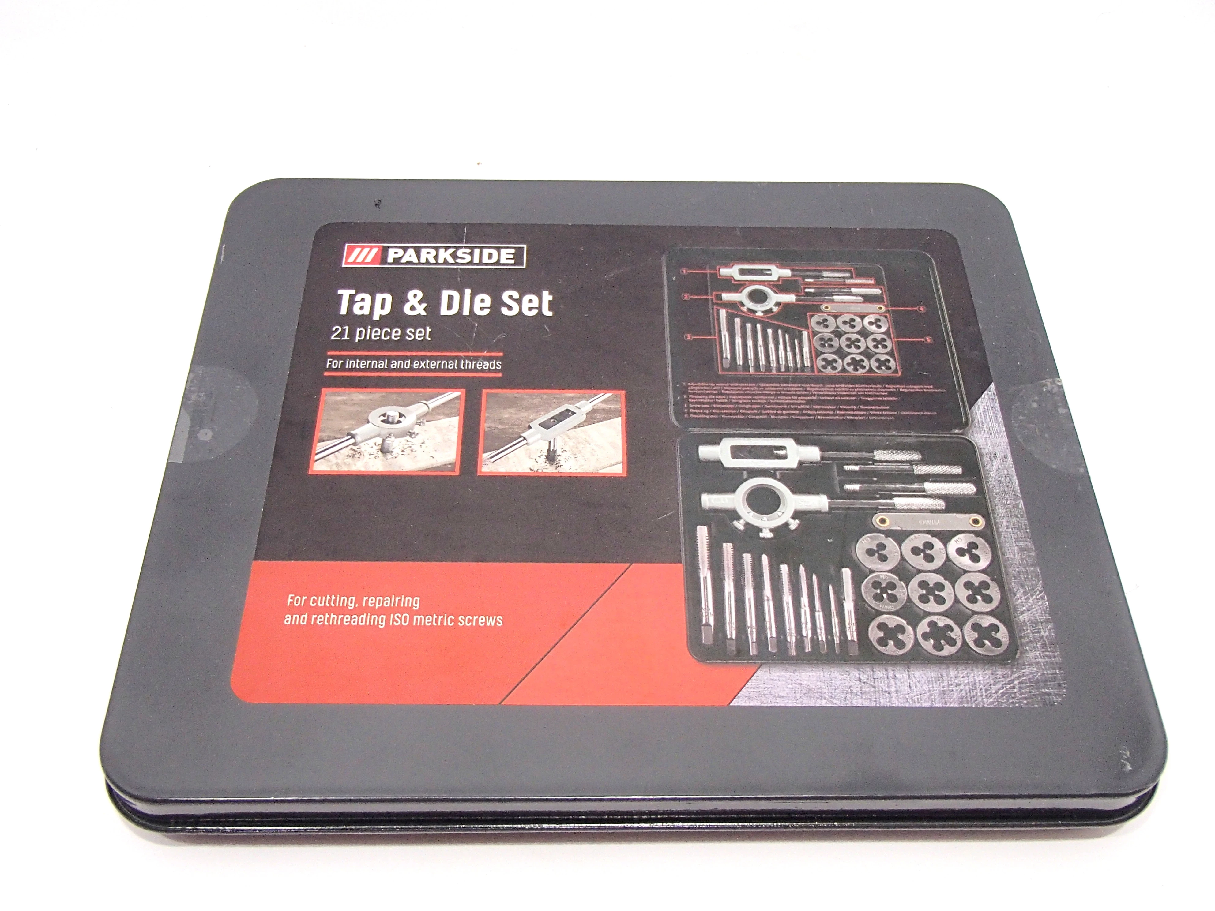 ZESTAW GWINTOWNIKÓW PARKSIDE TAP & DIE SET | Gwintowniki i narzynki ...