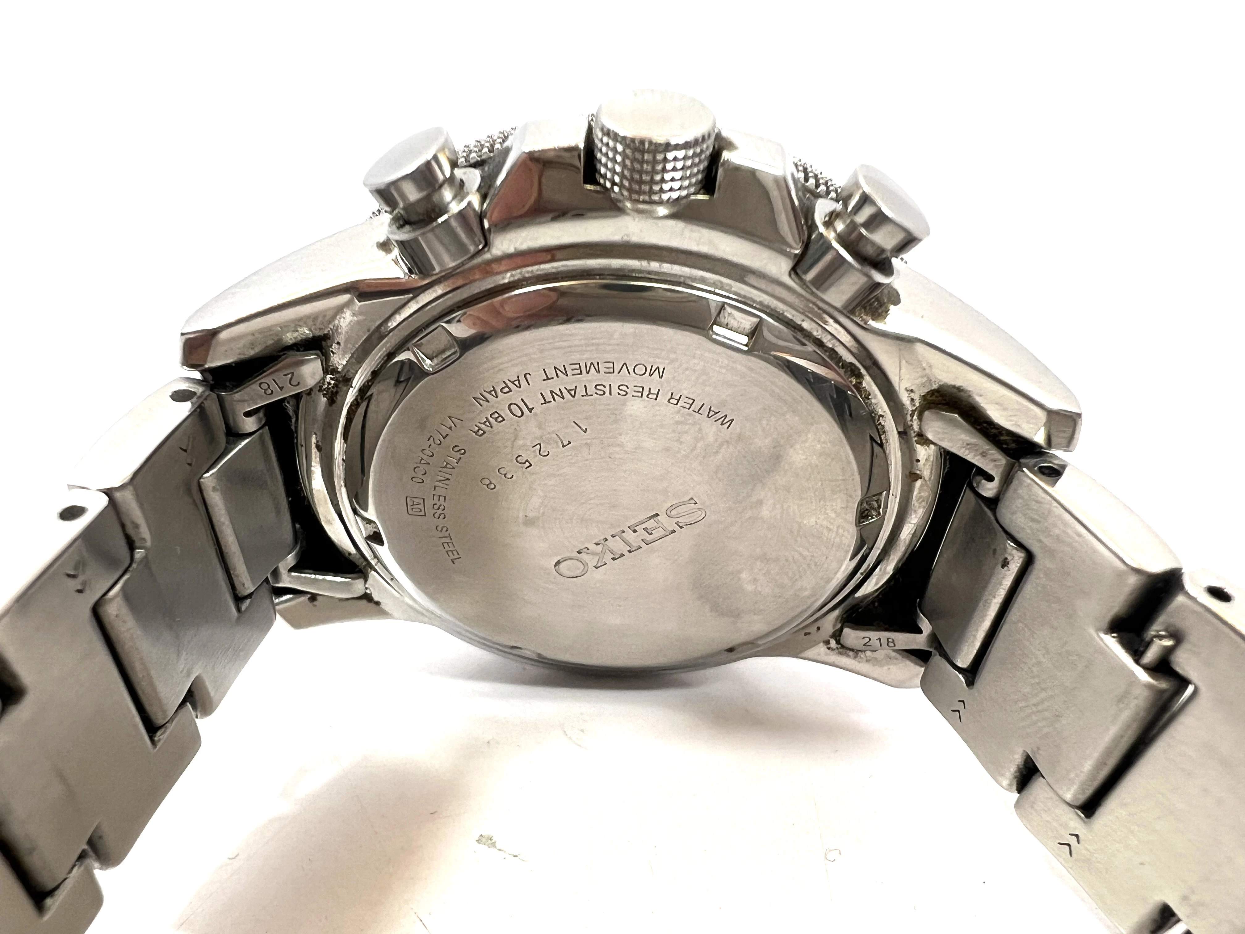 SEIKO SOLAR CHRONOGRAPH 100M V172-0AC0 | Męskie | Loombard.pl