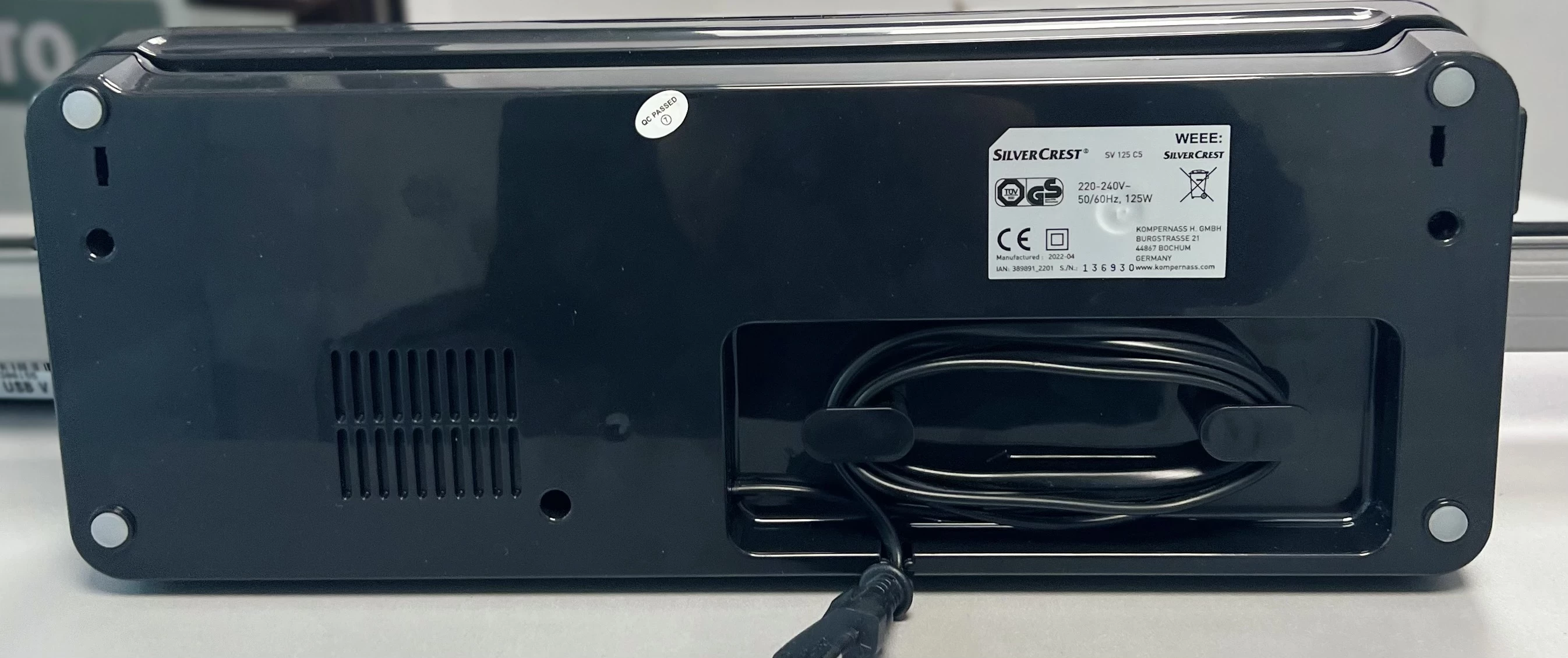 ZGRZEWARKA SILVERCREST SV 125 C3 230V | Zgrzewarki | Loombard.pl