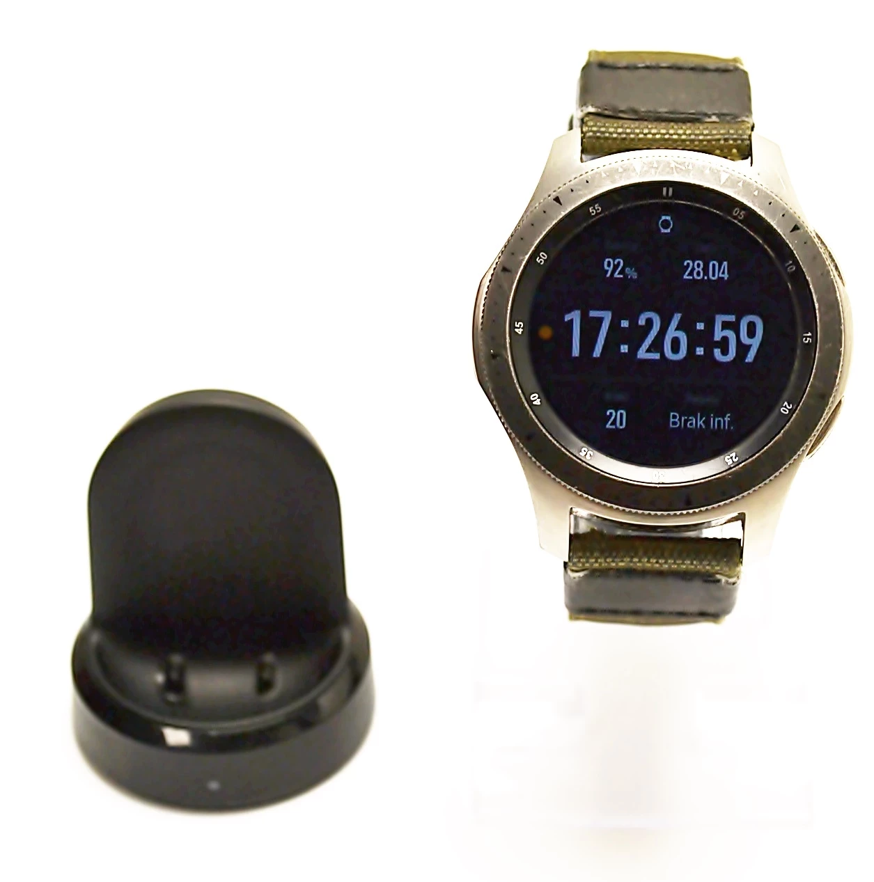 SAMSUNG GALAXY WATCH SM-R800 + PODSTAWKA ŁADUJĄCA | Smartwatche ...