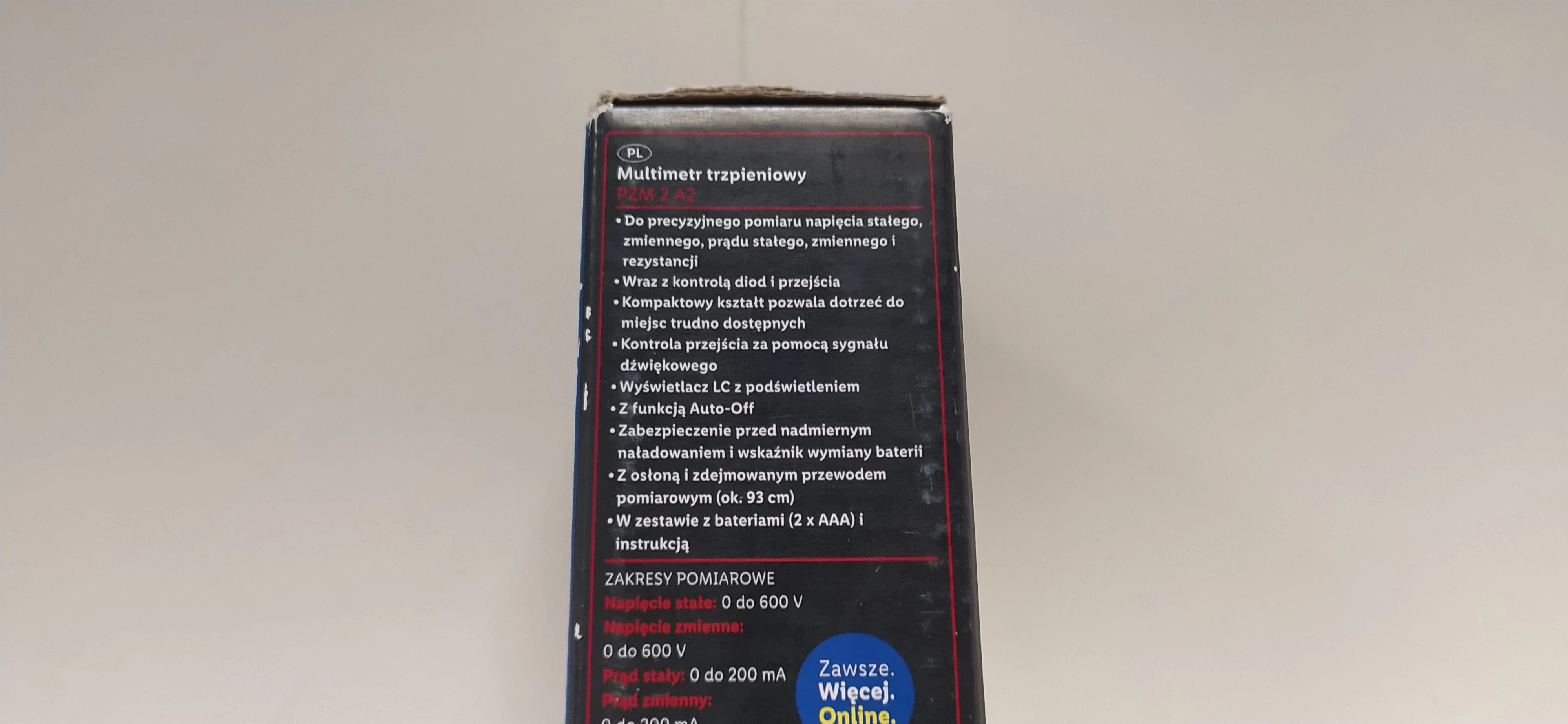 PARKSIDE PEN MULTIMETER PZM 2 A2 | Elektronika | Loombard.pl