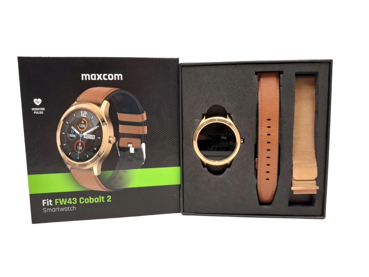 SMARTWATCH MAXCOM FW43 COBALT ZŁOTY KOMPLET IGŁA | Smartwatche ...