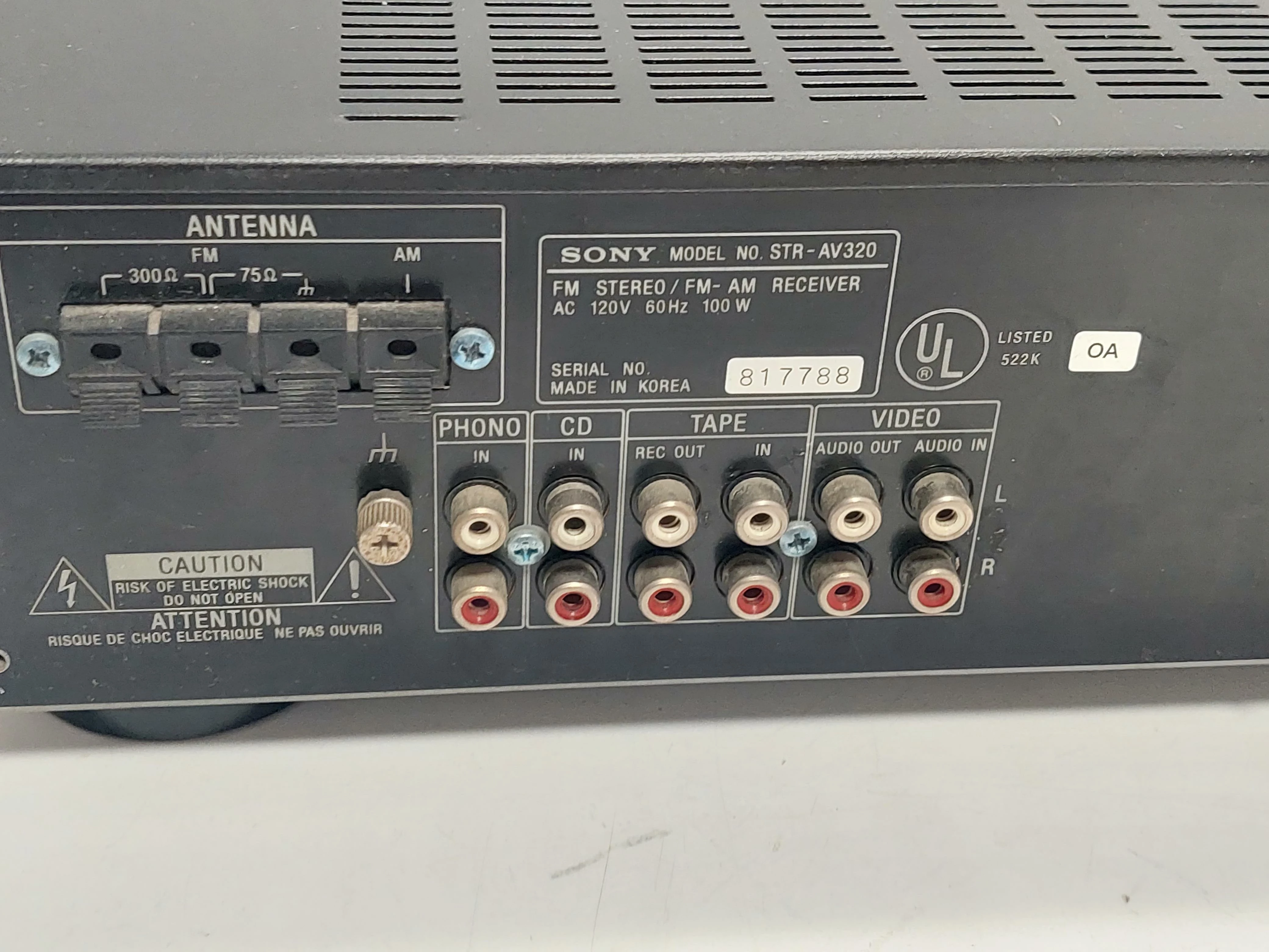 AMPLITUNER SONY MODEL. STR-AV320R | Amplitunery | Loombard.pl