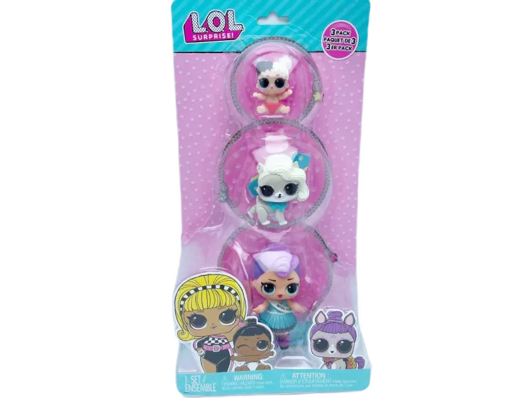 MINI LALKI FIGURKI LOL SURPRISE 3 SZT. 3 PACK | Figurki | Loombard.pl