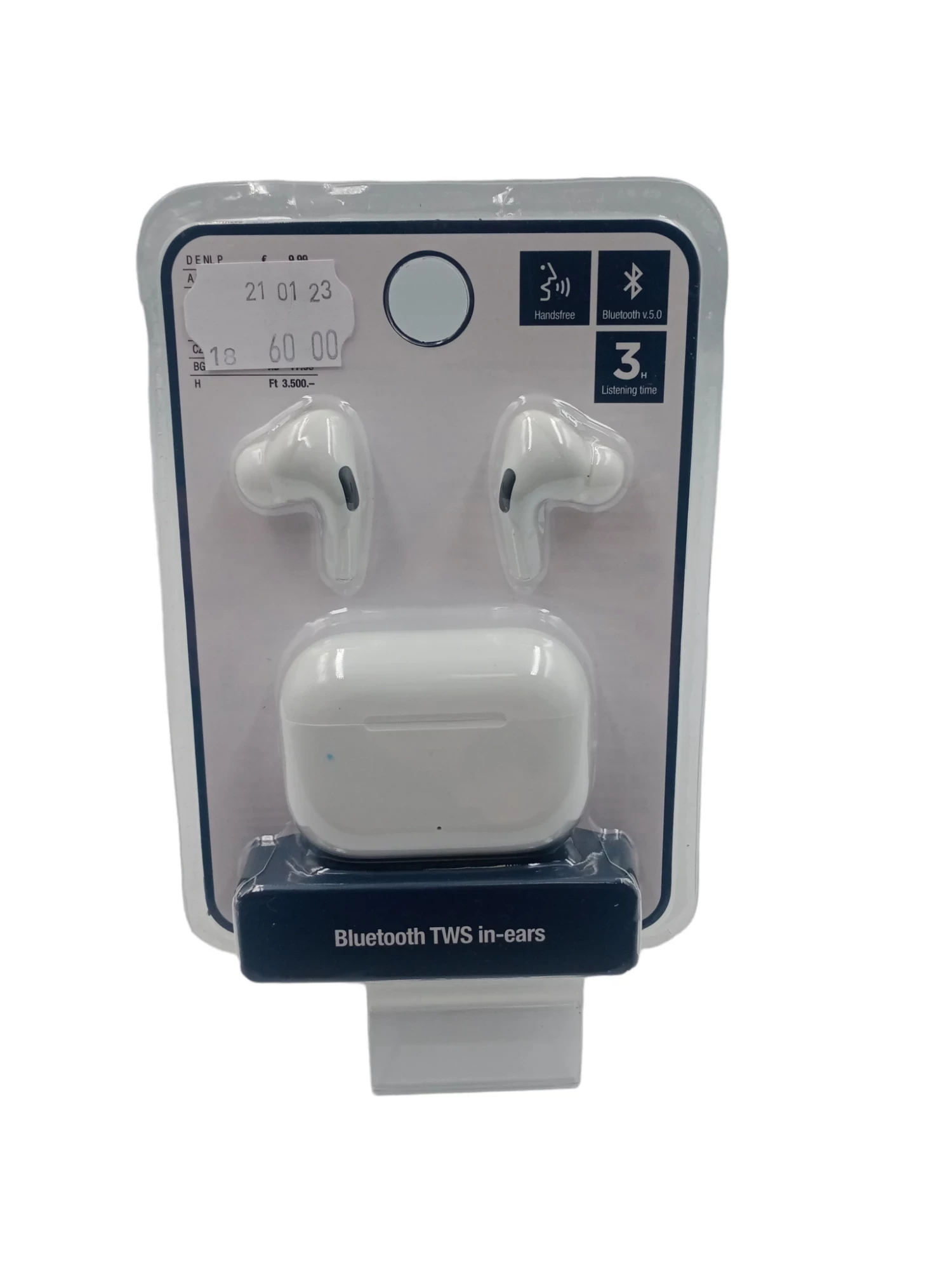 SŁUCHAWKI BLUETOOTH IN EARS BIAŁE | Bezprzewodowe | Loombard.pl