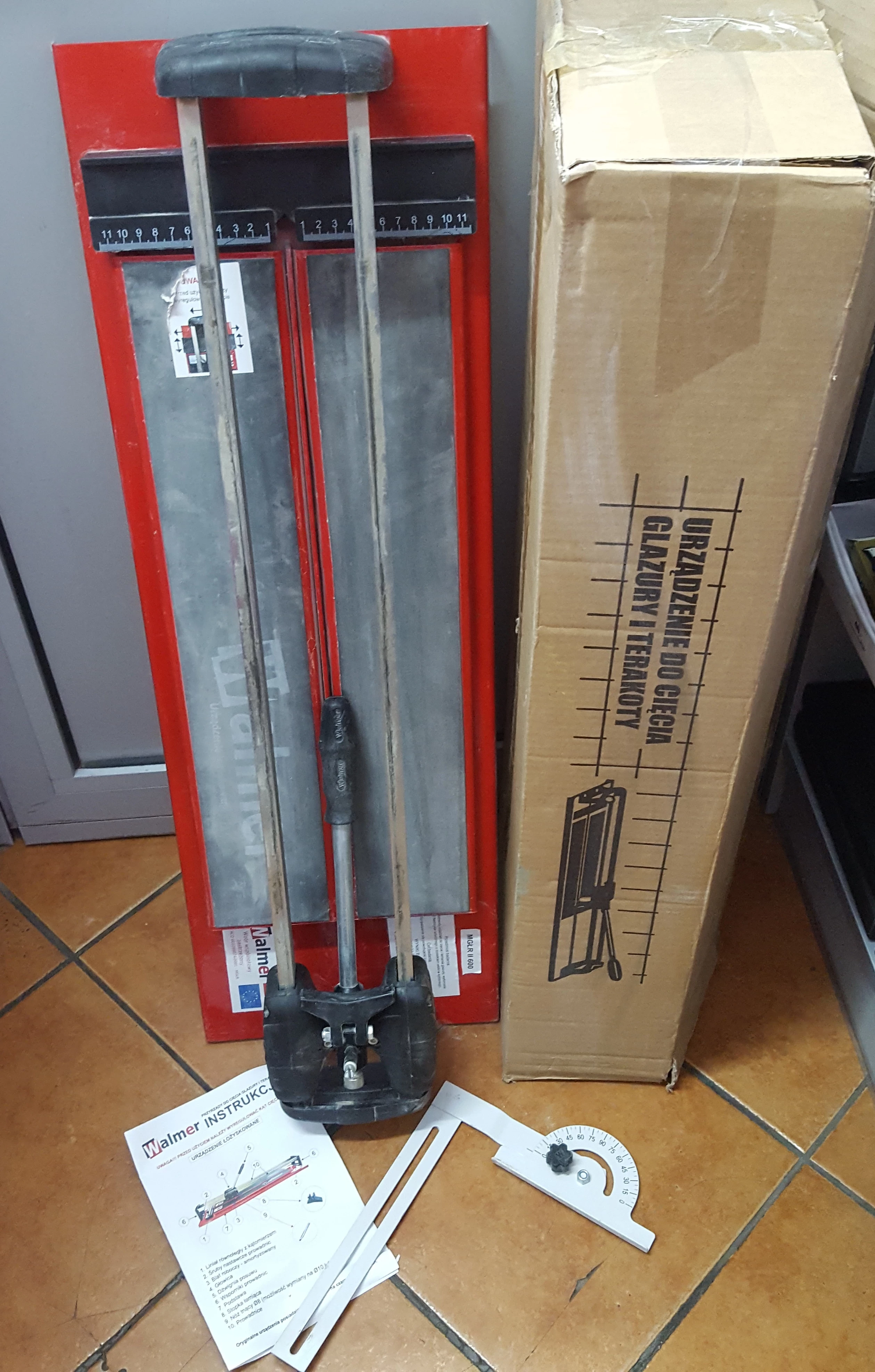 MASZYNKA DO CIĘCIA GLAZURY WALMER MGŁR II KOMPLET | Przecinarki do ...