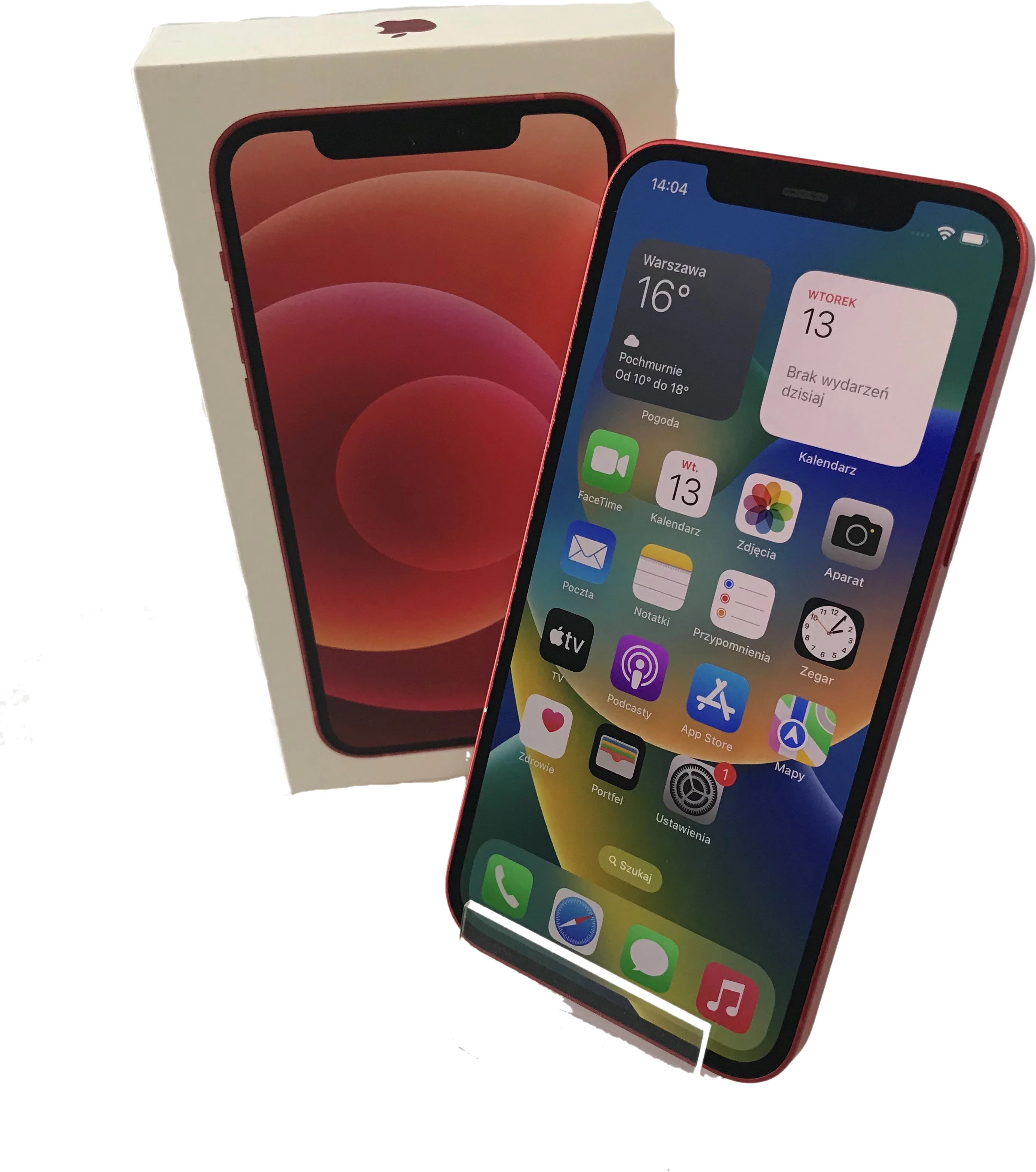 APPLE IPHONE 12 RED 64GB 86% CZERWONY | Smartfony i telefony komórkowe ...