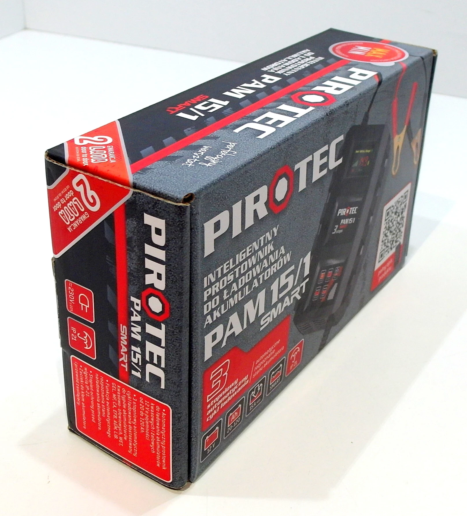 PROSTOWNIK MIKROPROCESOROWY PAM 15/1 SMART PIROTE | Prostowniki ...