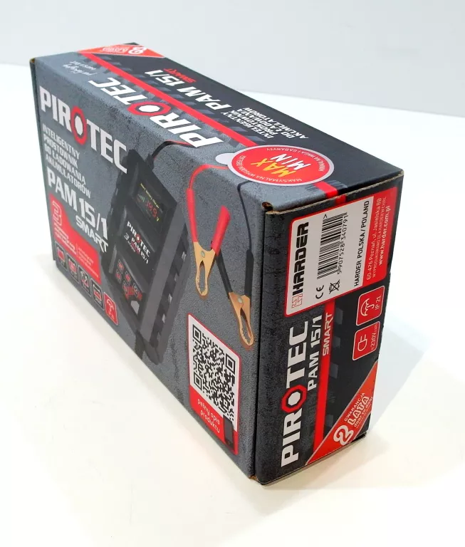 PROSTOWNIK MIKROPROCESOROWY PAM 15/1 SMART PIROTE | Prostowniki ...