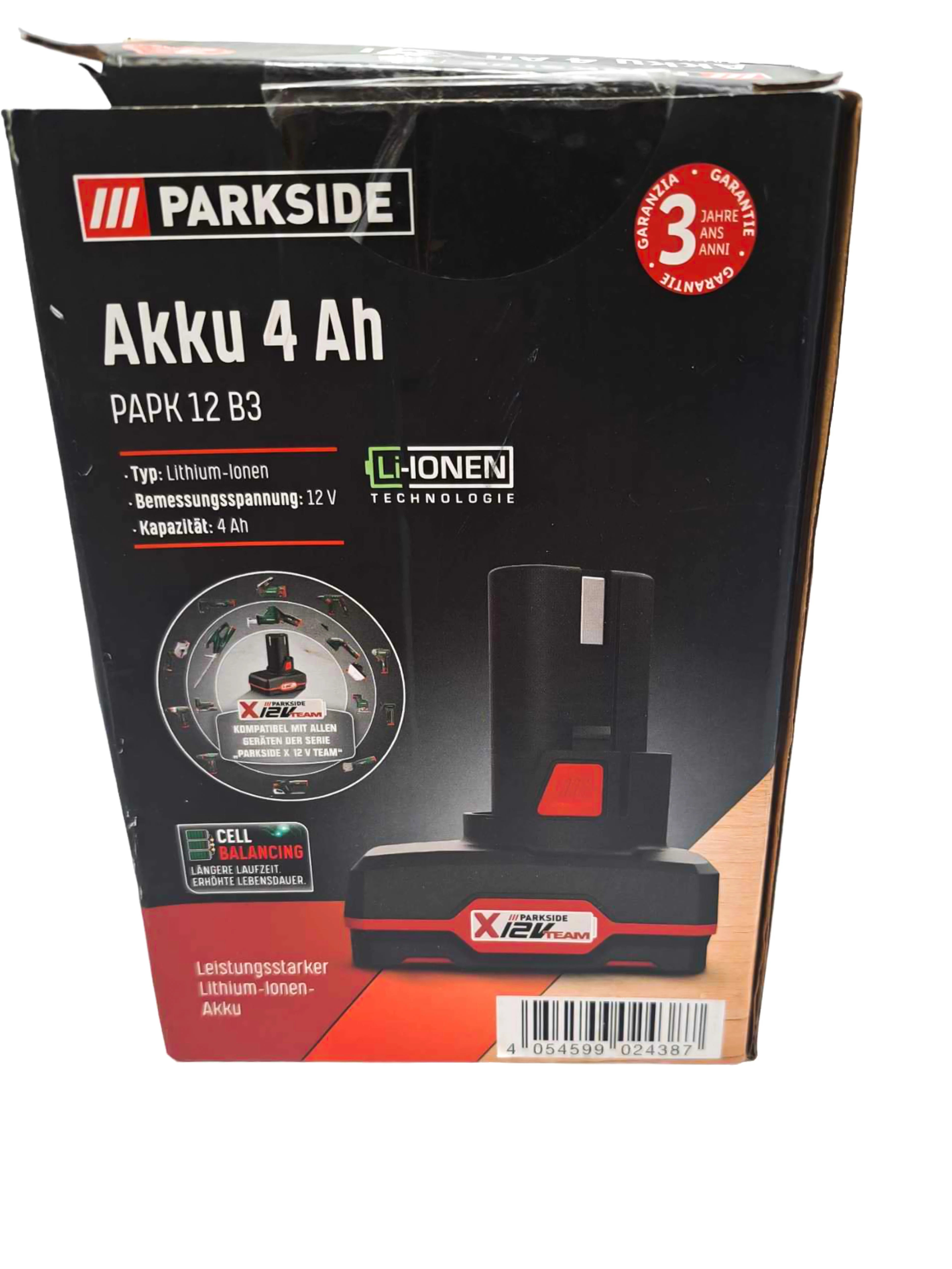PARKSIDE PAPK 12 A3 | Akumulatory do elektronarzędzi | Loombard.pl