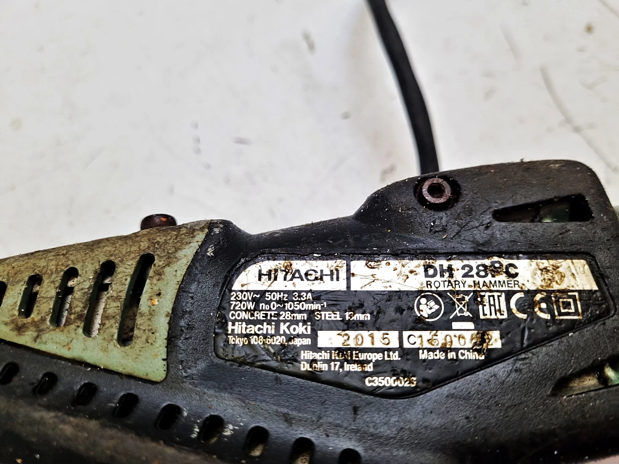 MŁOTOWIERTARKA HITACHI DH28PC 720W + WALIZKA | Młotowiertarki | Loombard.pl