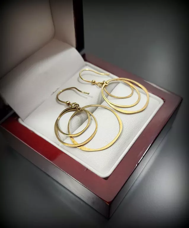 ZŁOTE KOLCZYKI KÓŁECZKA 333 1.63G | Kolczyki | Loombard.pl