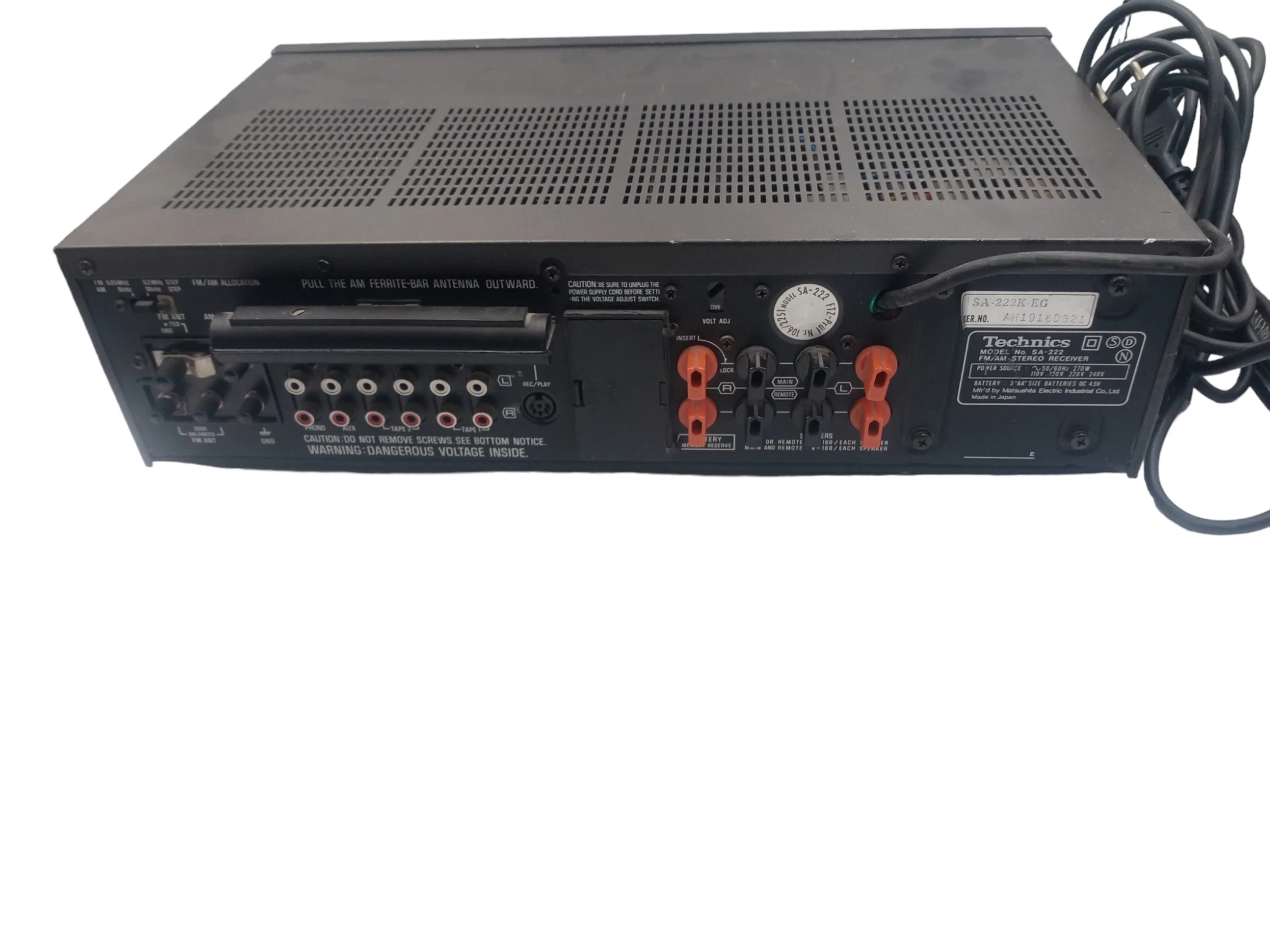 TECHNICS AMPLITUNER SA-222 | Amplitunery | Loombard.pl