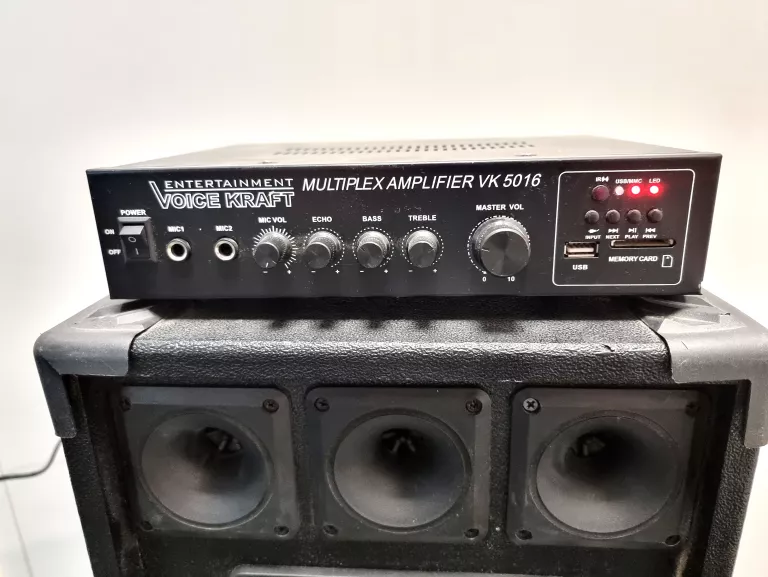 WZMACNIACZ VOICE KRAFT VK5016 Z KOLUMNA HARWA | Wzmacniacze | Loombard.pl