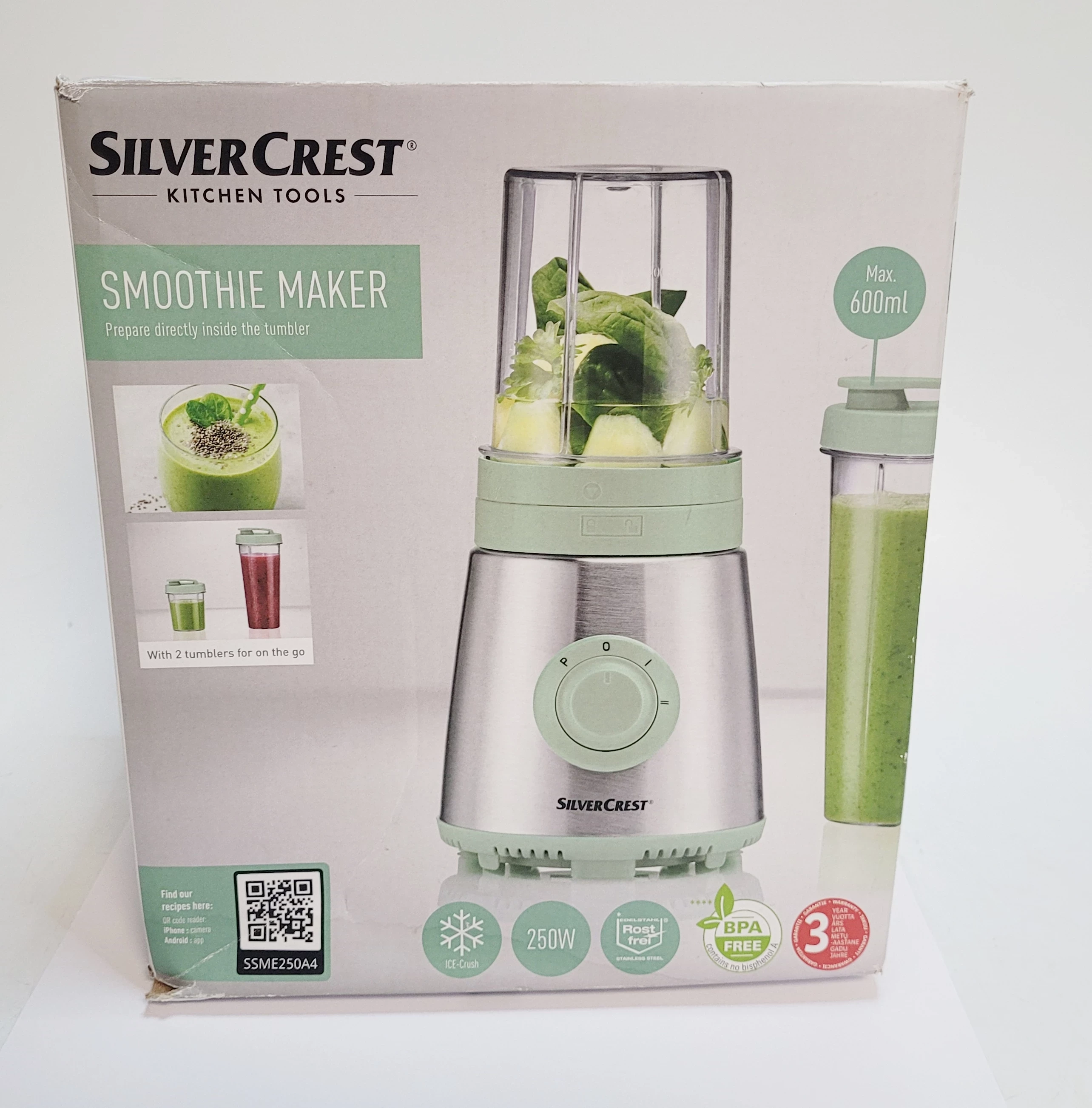 BLENDER KIELICHOWY SILVERCREST SSME 250 A4 | Blendery kielichowe ...