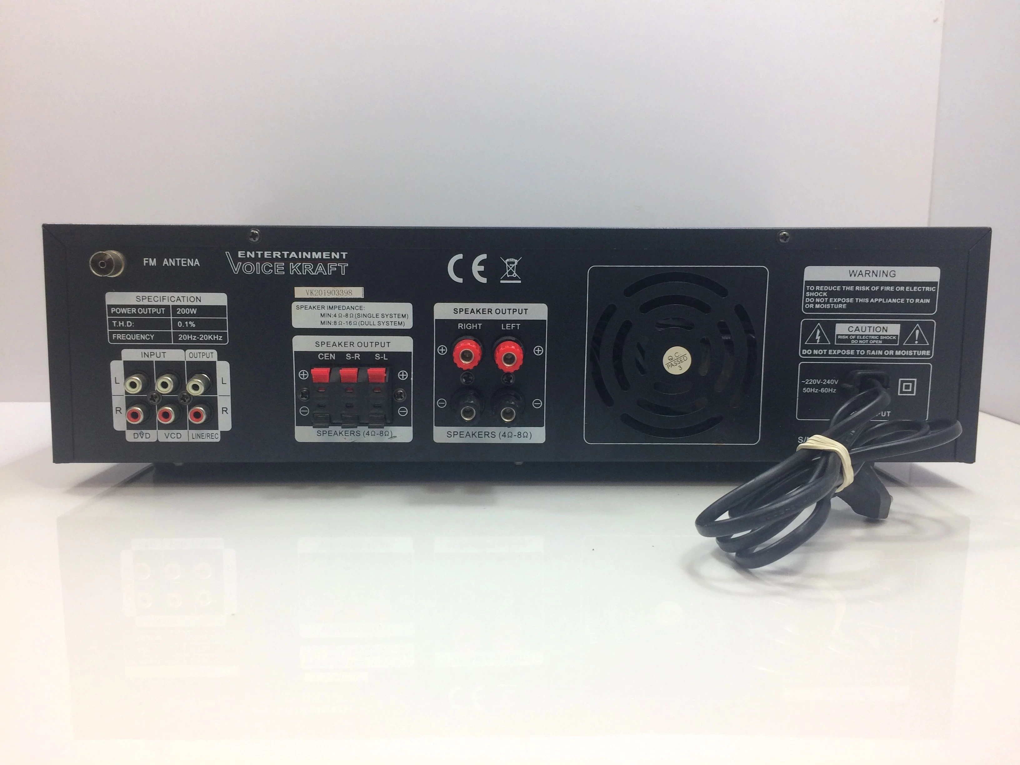 WZMACNIACZ VOICE KRAFT AV 808 USB | Wzmacniacze | Loombard.pl