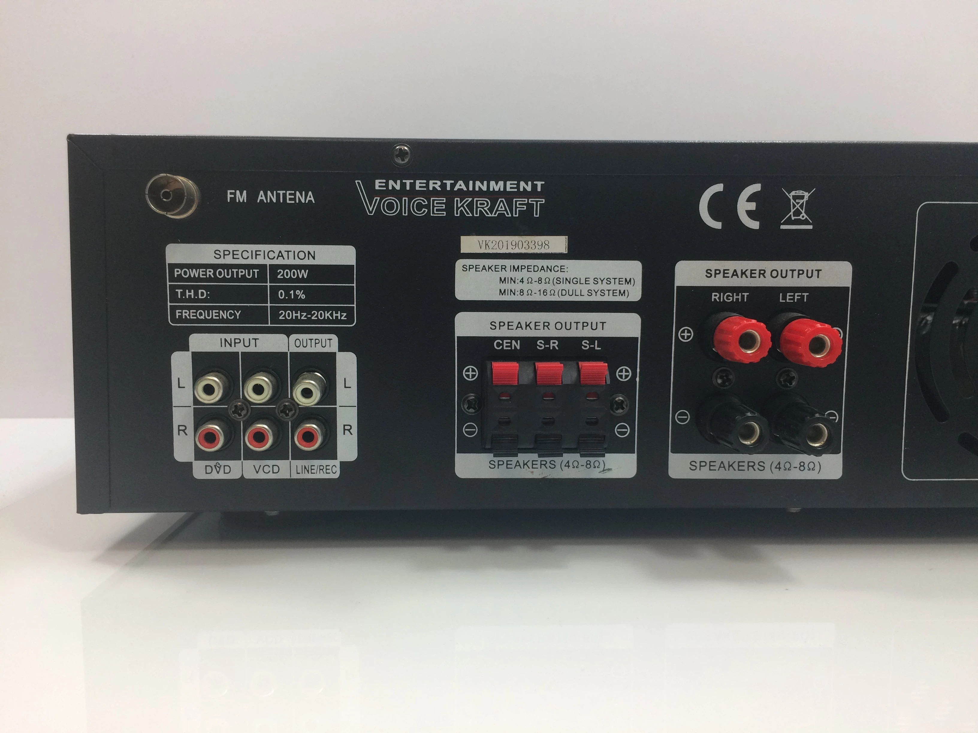 WZMACNIACZ VOICE KRAFT AV 808 USB | Wzmacniacze | Loombard.pl