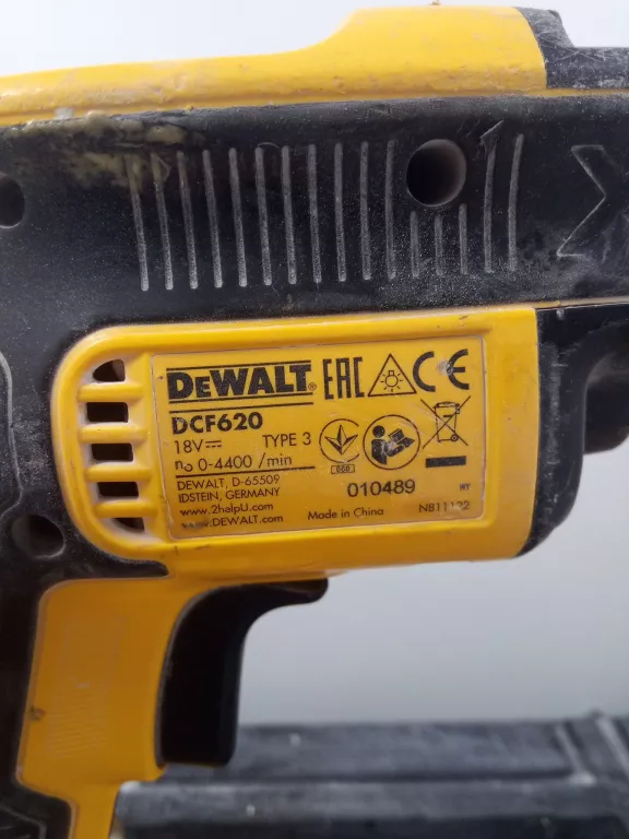DEWALT DCF620 18V AKU 2,0AH WALIZKA CZYTAJ OPIS!!! | Wkrętarki ...
