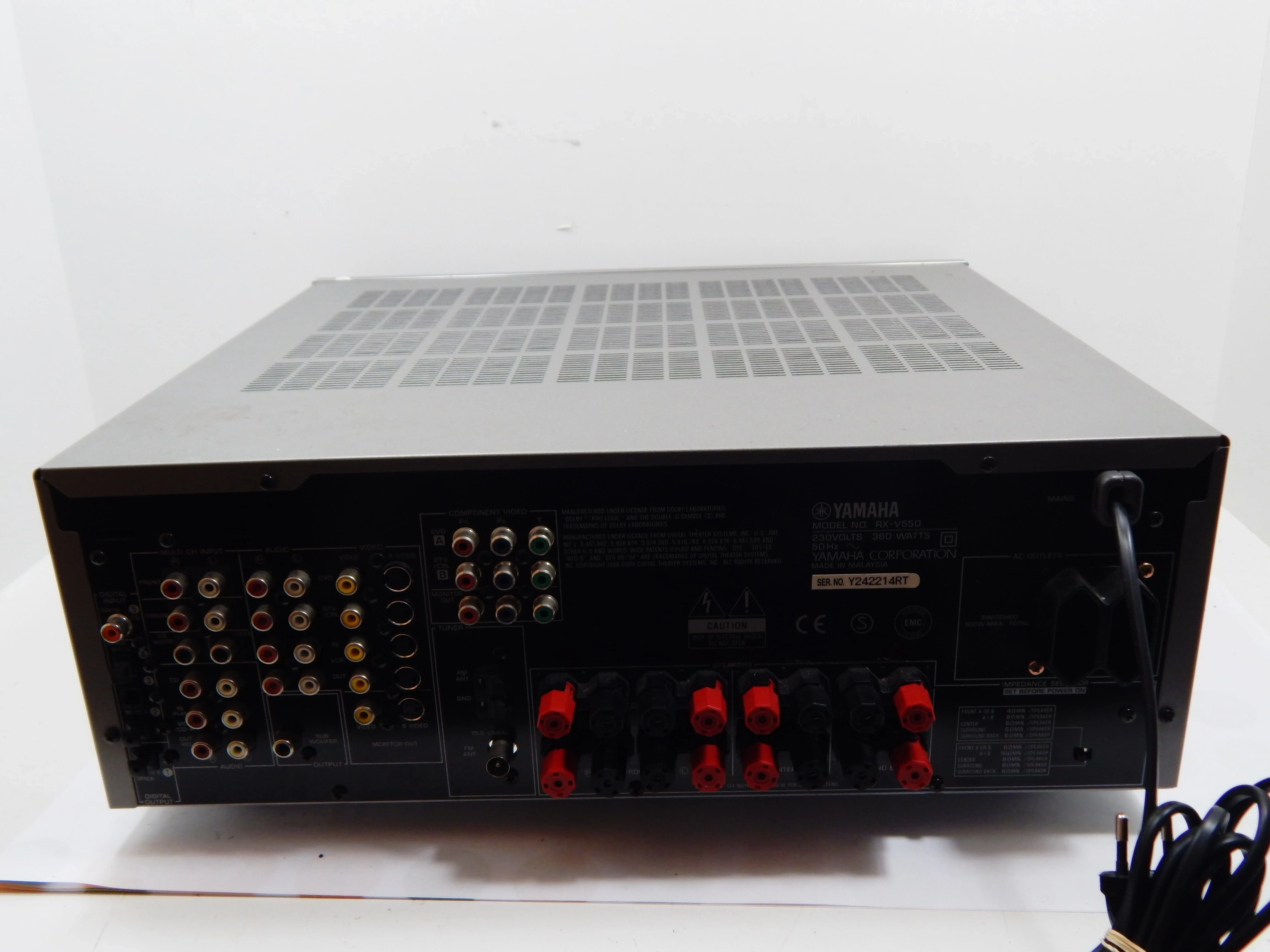 AMPLITUNER YAMAHA RX-V550 + YAMAHA S540 | Amplitunery | Loombard.pl