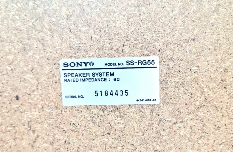 KOLUMNY SONY SS-RG55 +SUB WOOFER SS-WG99 | Stare magnetofony | Loombard.pl