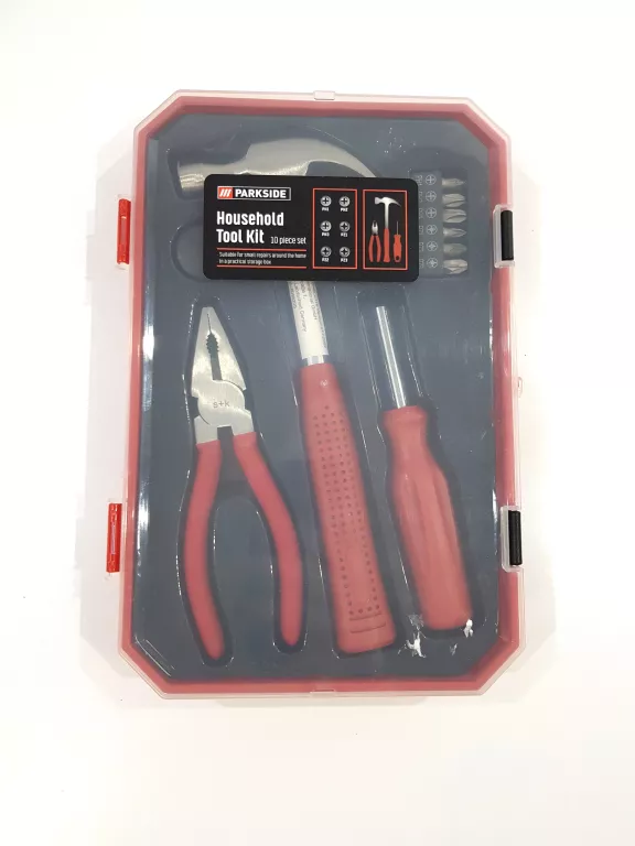 PARKSIDE ZESTAW NARZĘDZI DOMOWYCH 10 ELEMENTÓW | Narzędzia ...